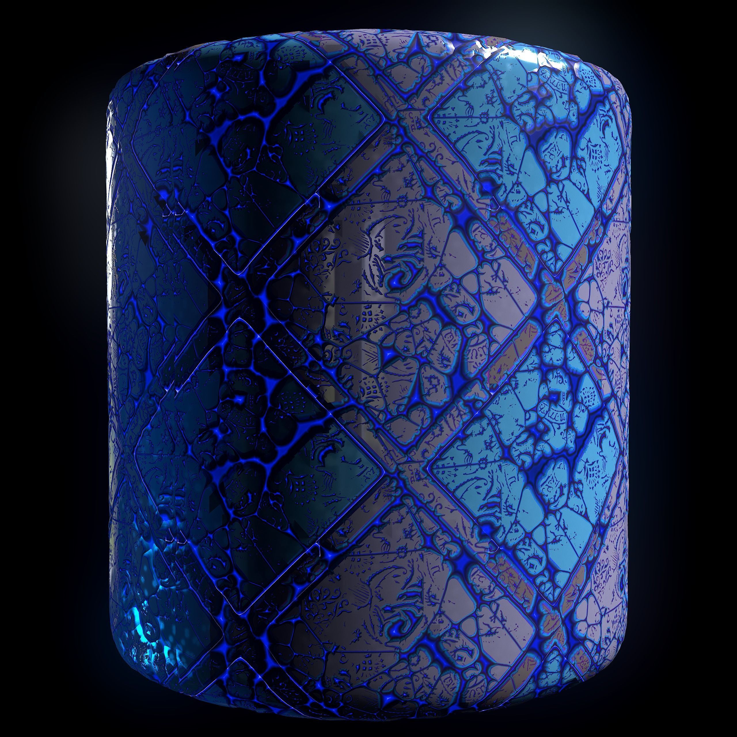 Tile Materials Rock PBR Emissive Lights Texture Texture | CGTrader