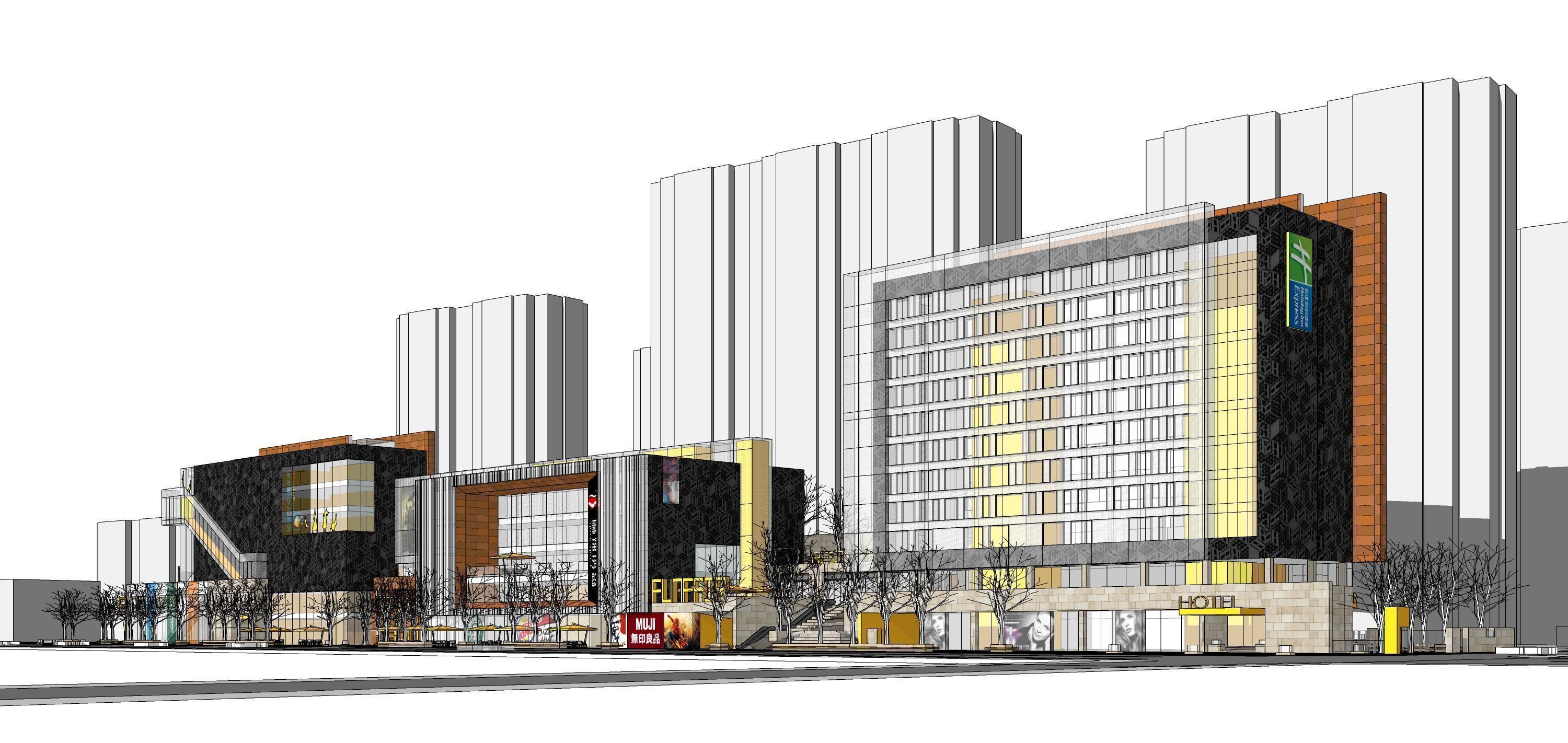 Sketchup Commercial Office Complex K2 3D model | CGTrader