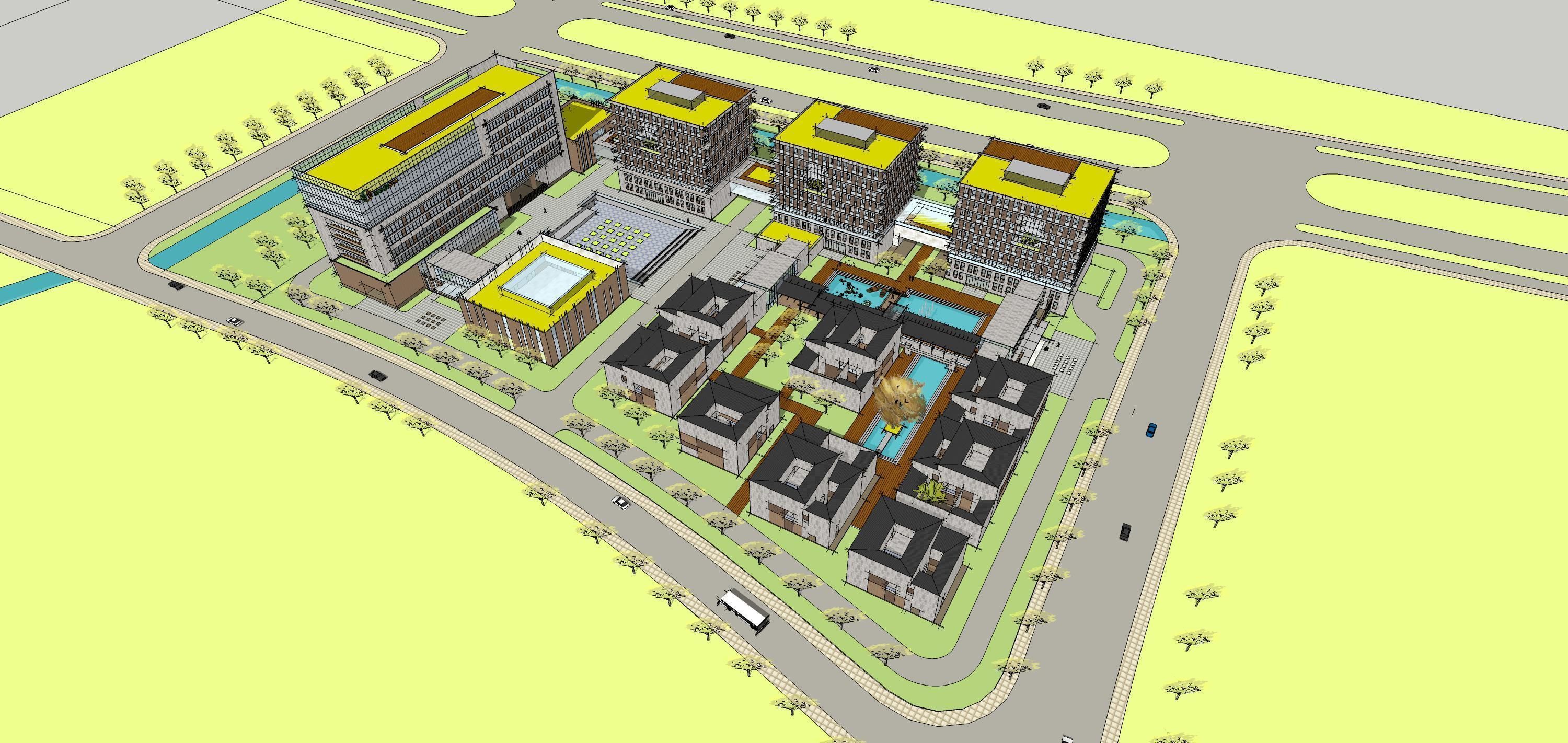 Sketchup Complex N1 3D model | CGTrader