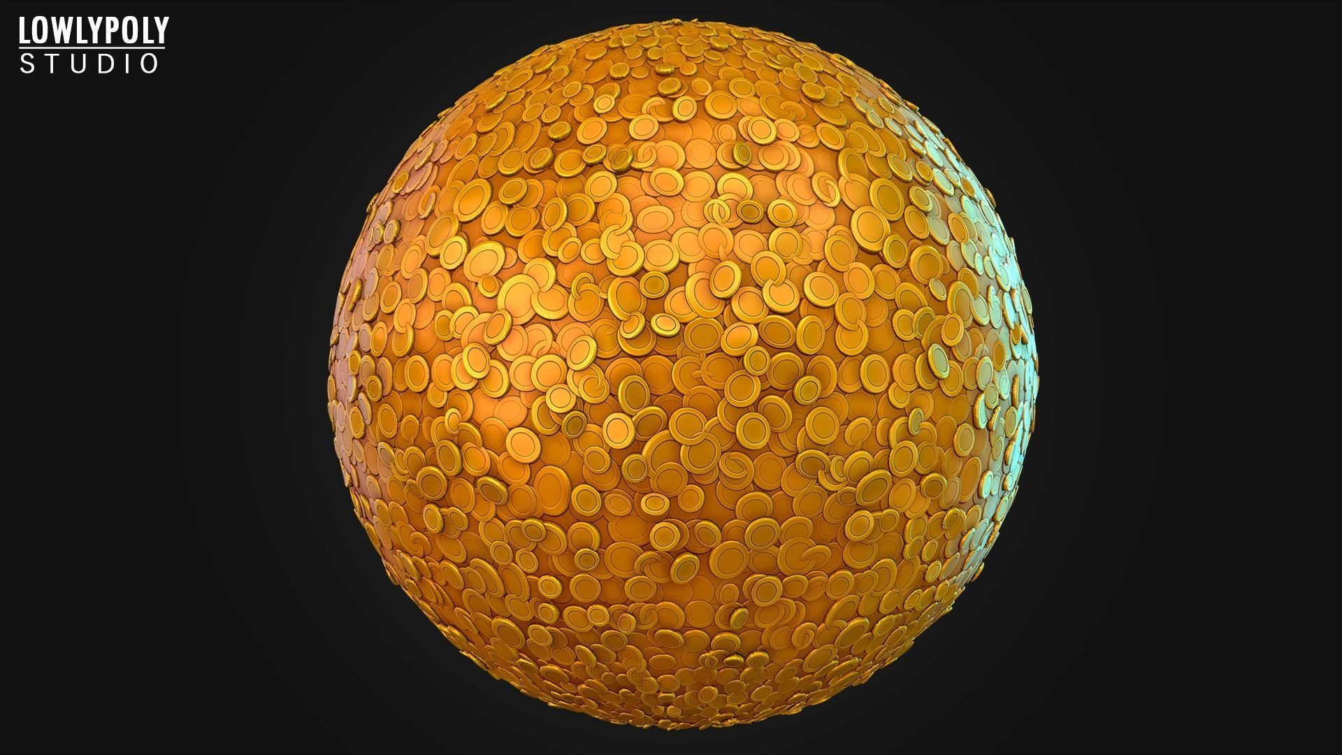 Texture Stylized Coins Vol 150 - Hand Painted Textures VR / AR / low ...