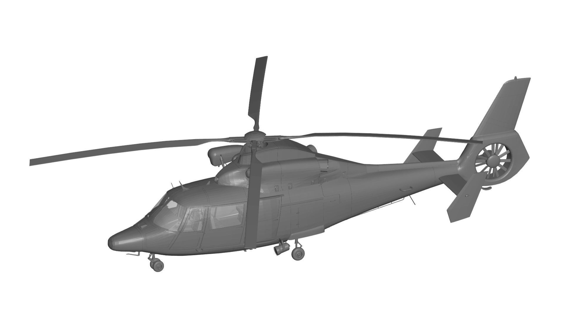 Eurocopter AS-365 3D model | CGTrader