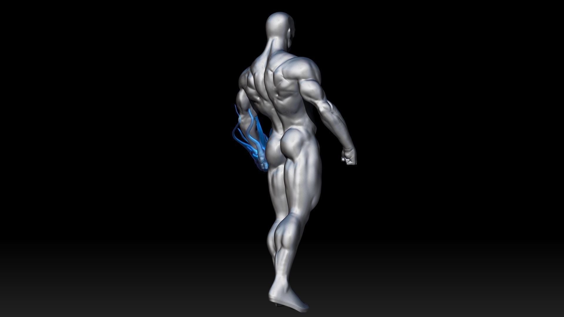 Silver surfer 3D model 3D printable | CGTrader