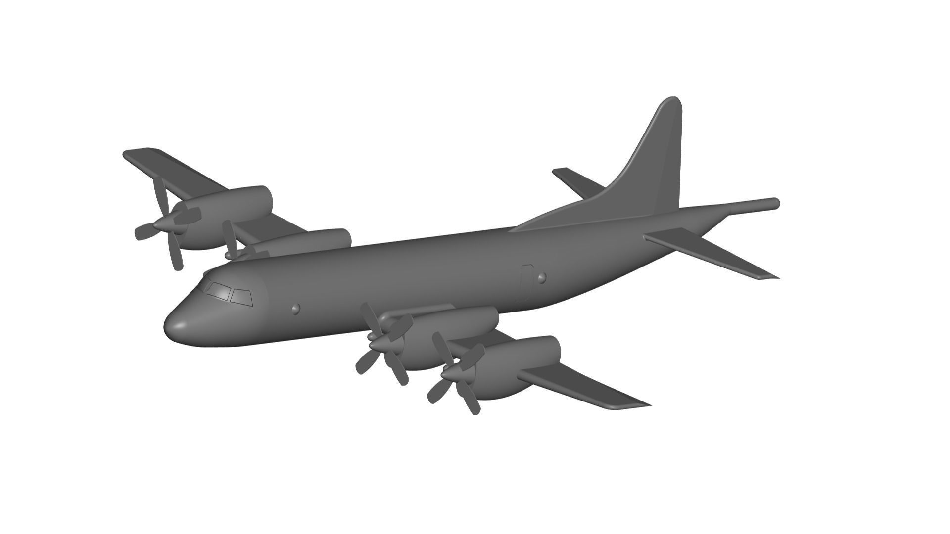 Lockheed P-3C Orion 3D model | CGTrader
