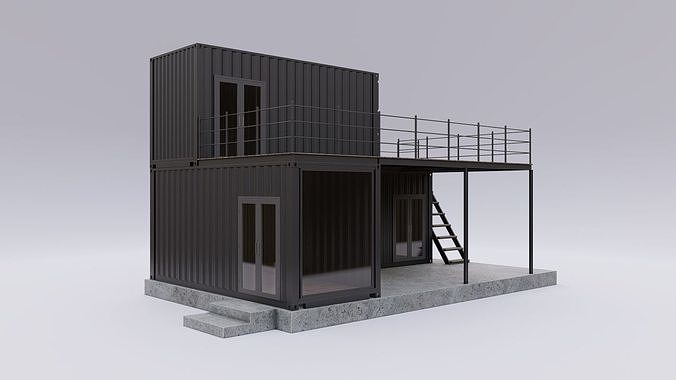 Cafe Container 4 3D model | CGTrader