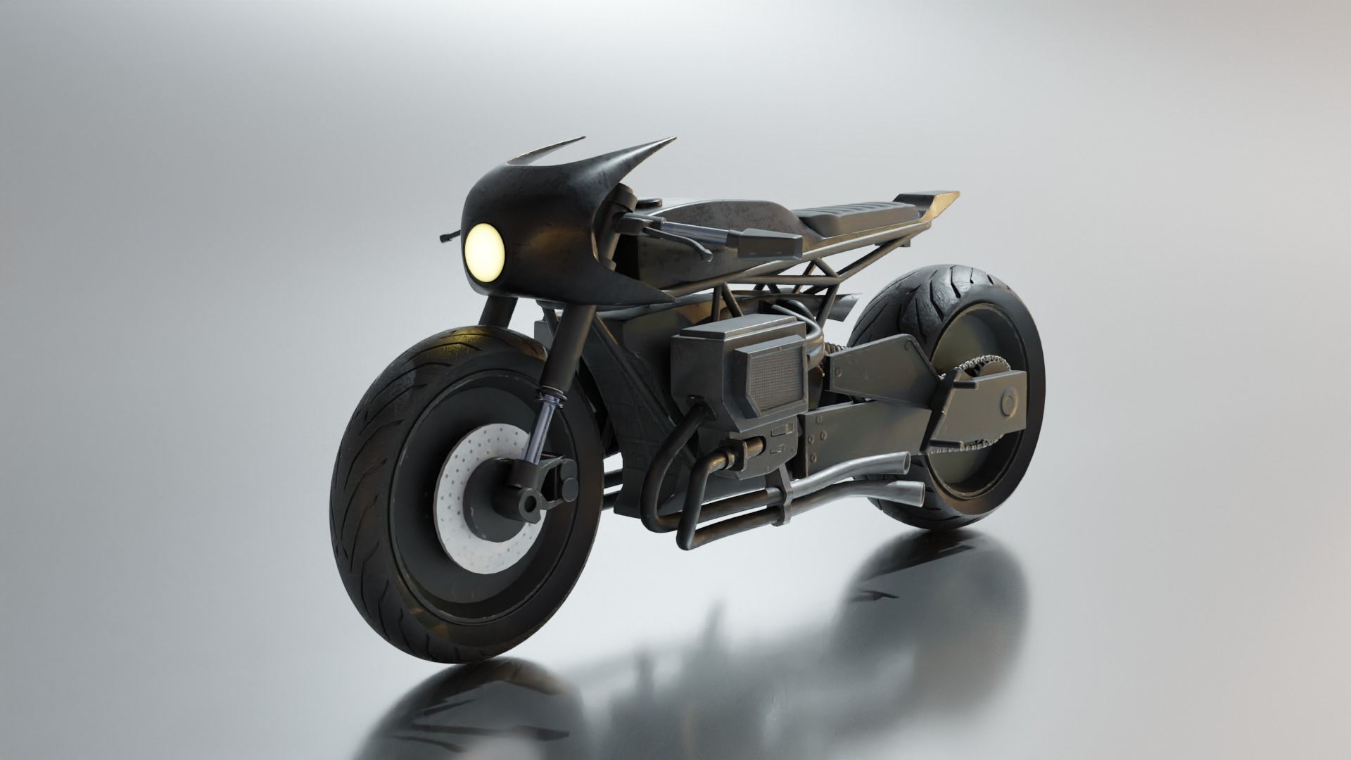 The Batman Batcycle 3D model | CGTrader