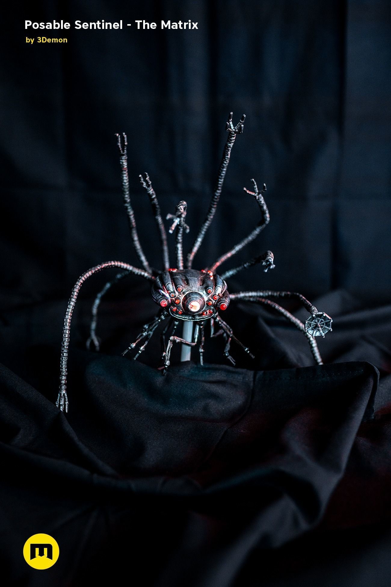 Posable Sentinel - The Matrix 3D model 3D printable | CGTrader