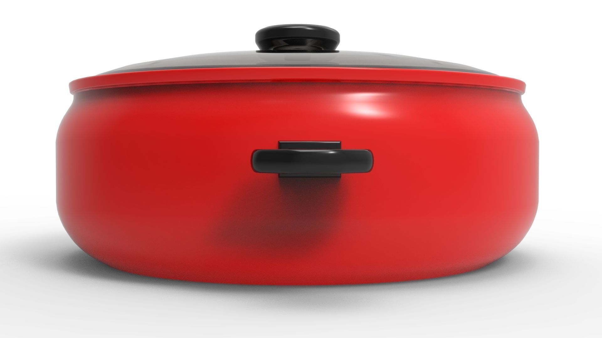 3D model COOKWARE RED VR / AR / low-poly | CGTrader