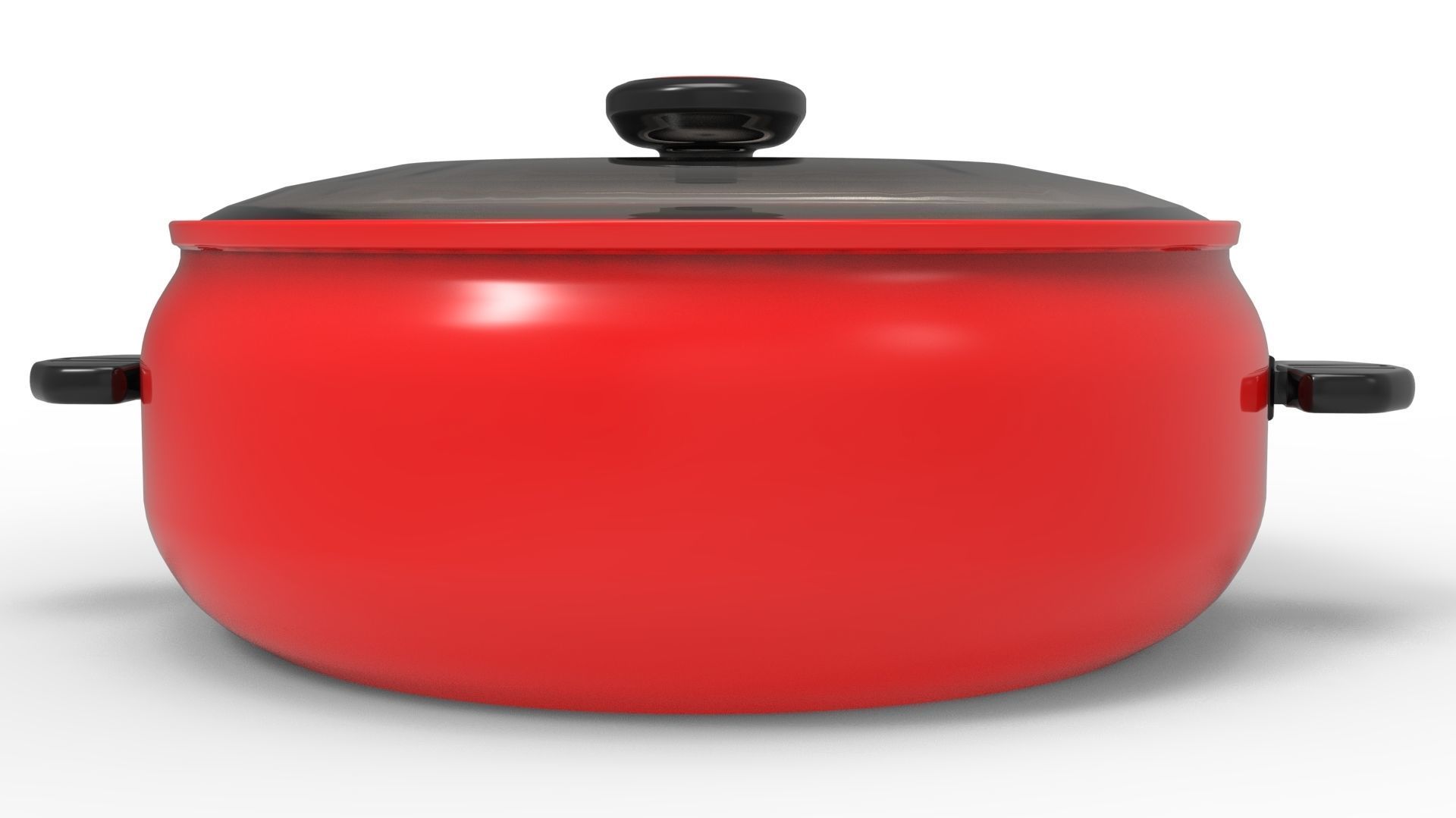 3D model COOKWARE RED VR / AR / low-poly | CGTrader