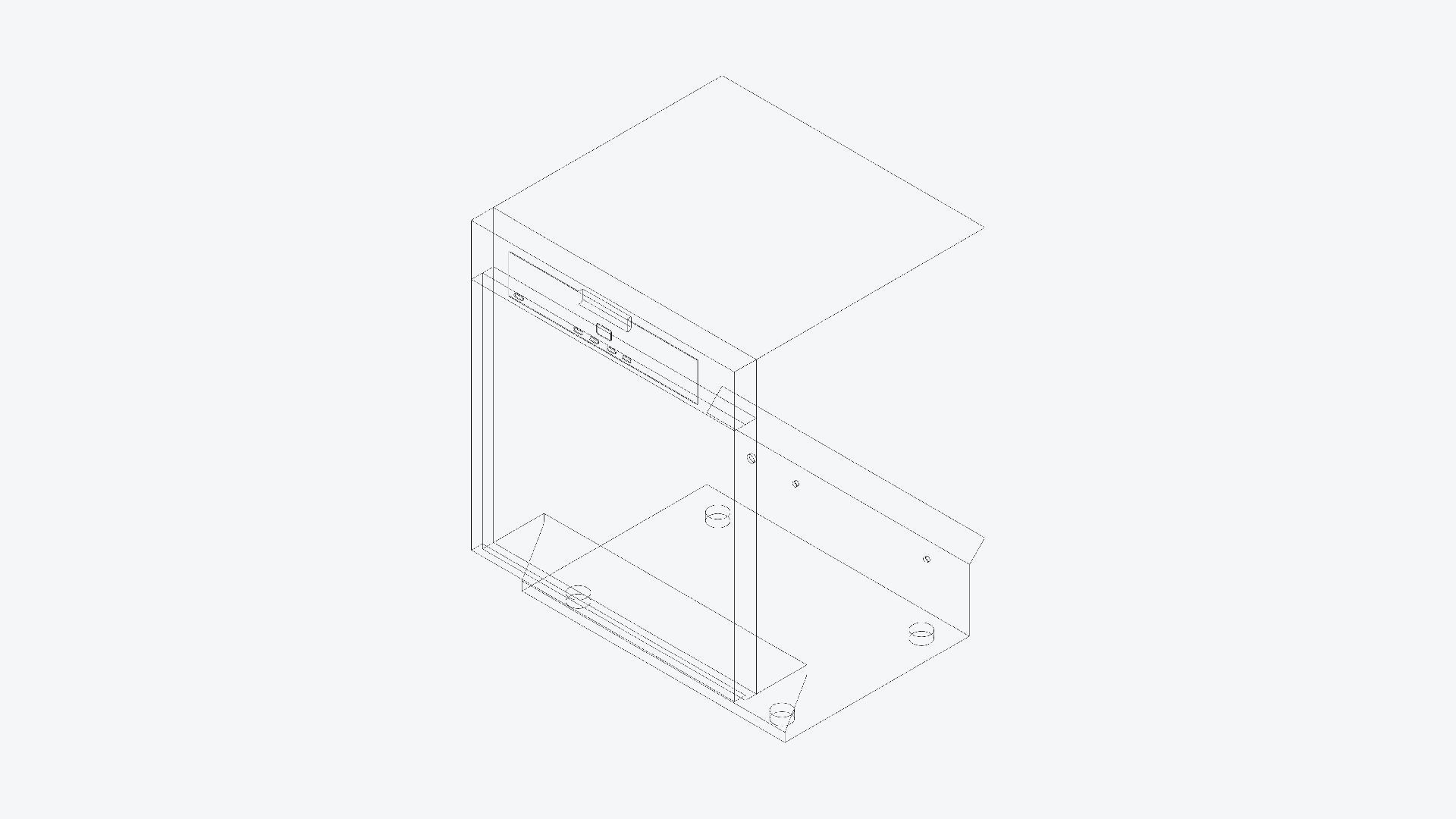 3D model Dishwasher - Modern - Semi Integrated - Appliance 015 VR / AR ...