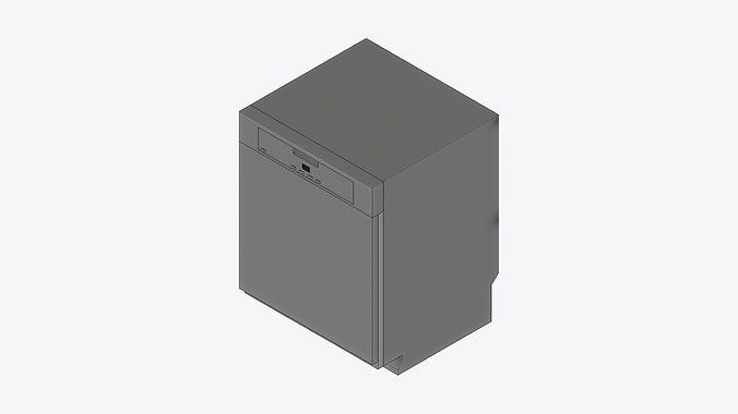 3D model Dishwasher - Modern - Under Bench - Appliance 029 VR / AR ...