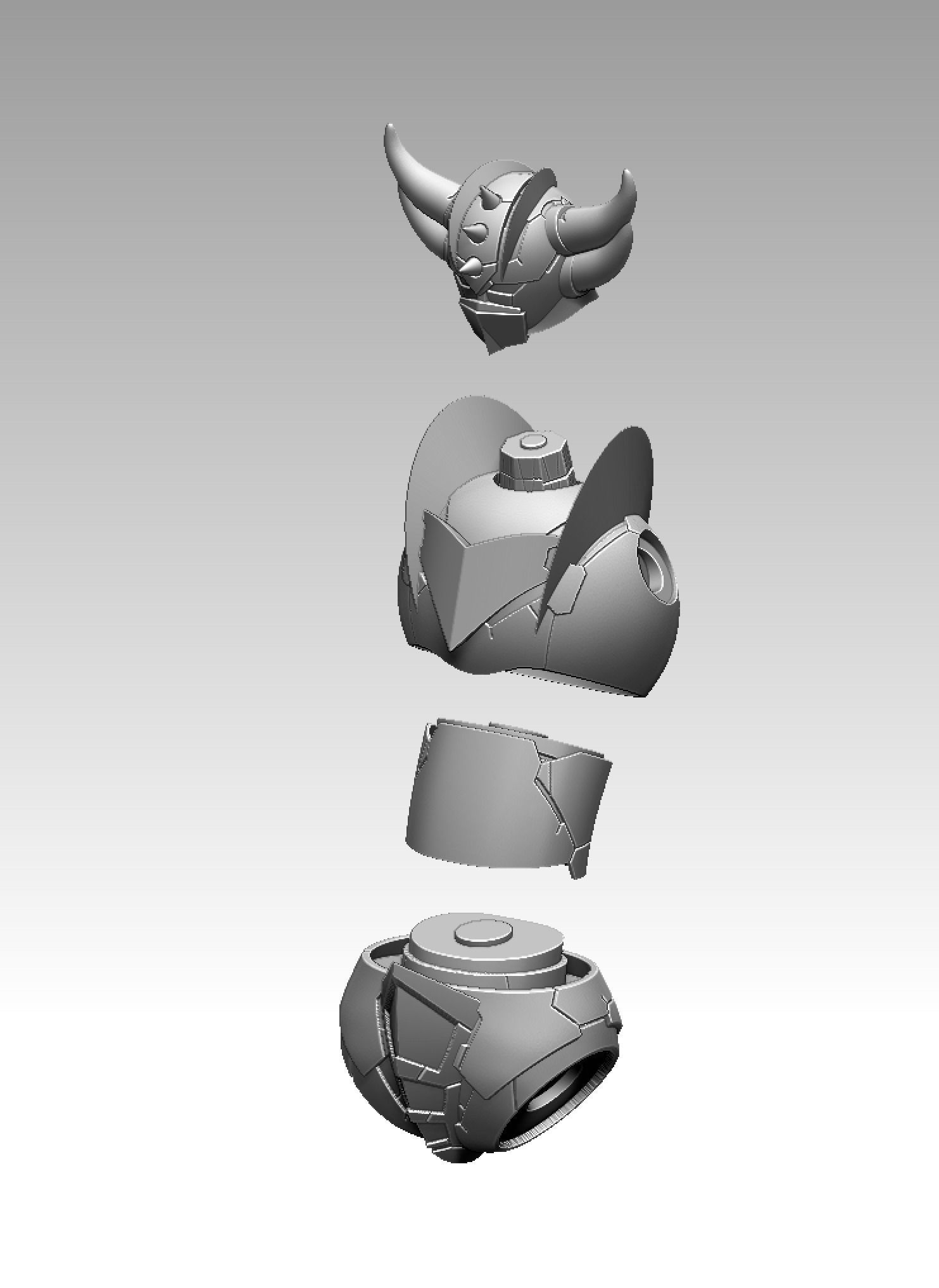 Grendizer 3D model 3D printable | CGTrader