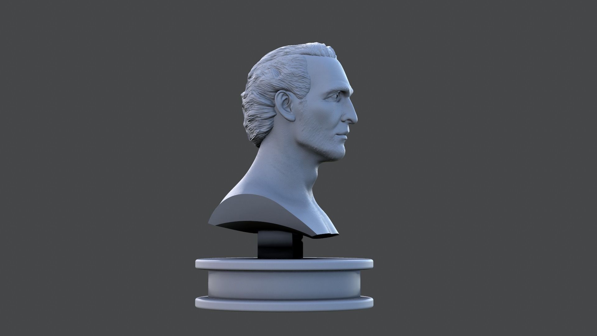 Matthew McConaughey 3D model 3D printable | CGTrader