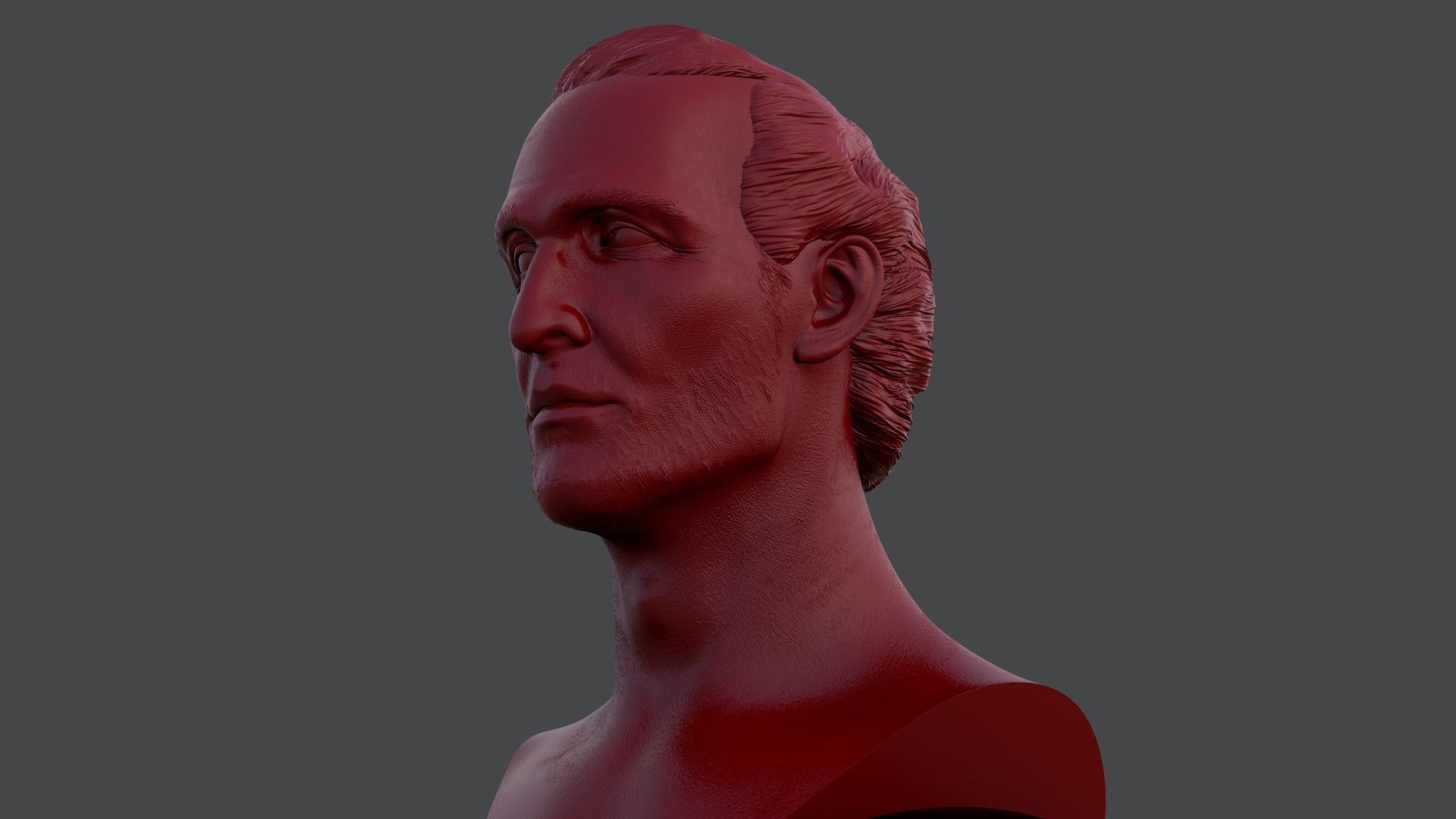 Matthew McConaughey 3D model 3D printable | CGTrader
