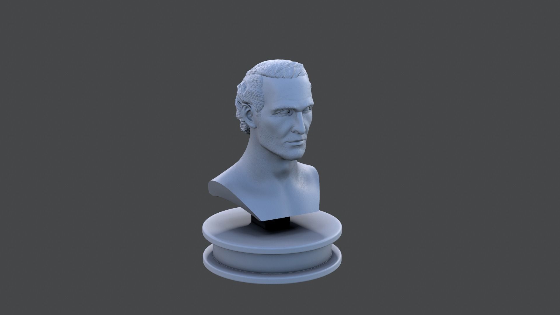 Matthew McConaughey 3D model 3D printable | CGTrader