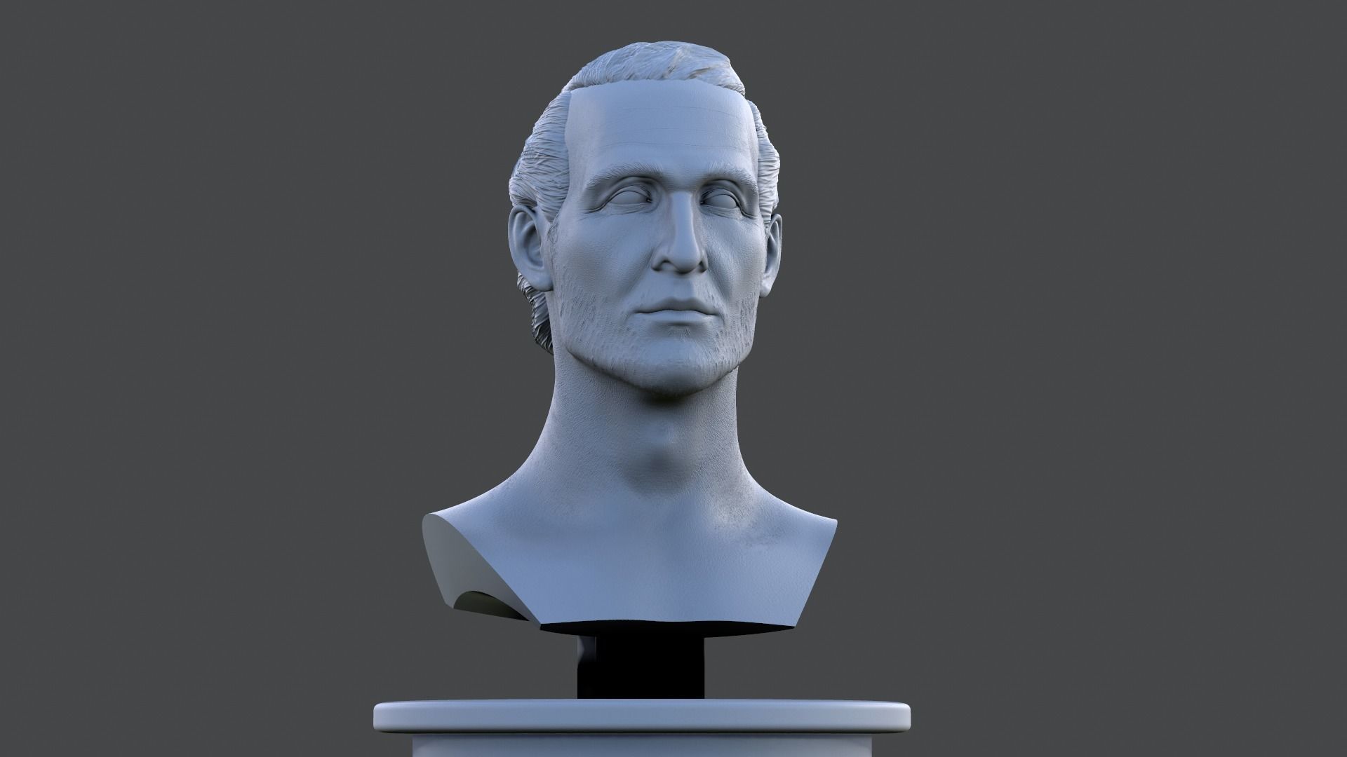 Matthew McConaughey 3D model 3D printable | CGTrader
