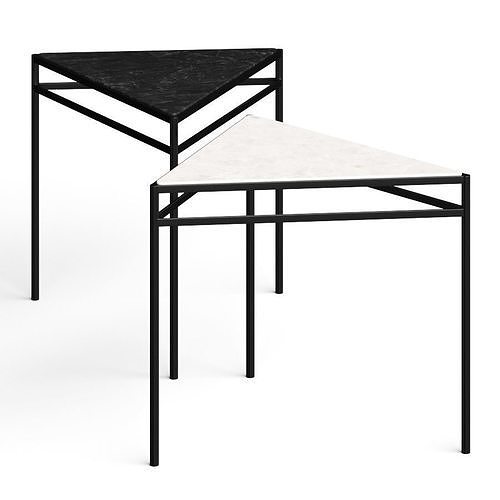 CB2 Wedge Side Table 3D model | CGTrader