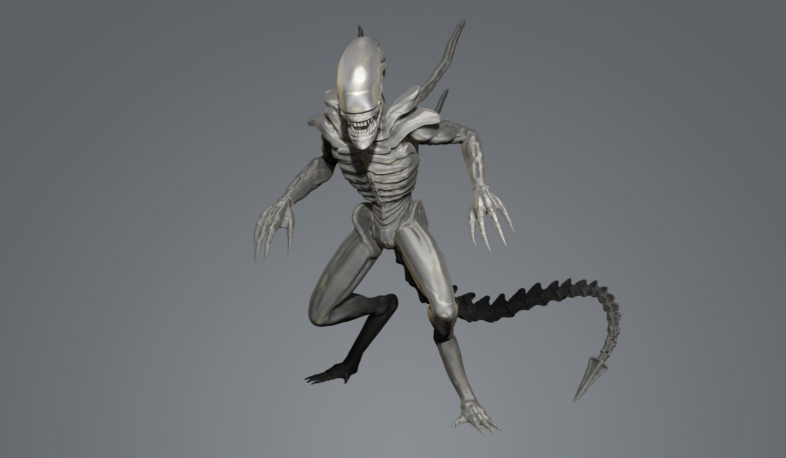 alien xenomorfo 3D model 3D printable | CGTrader