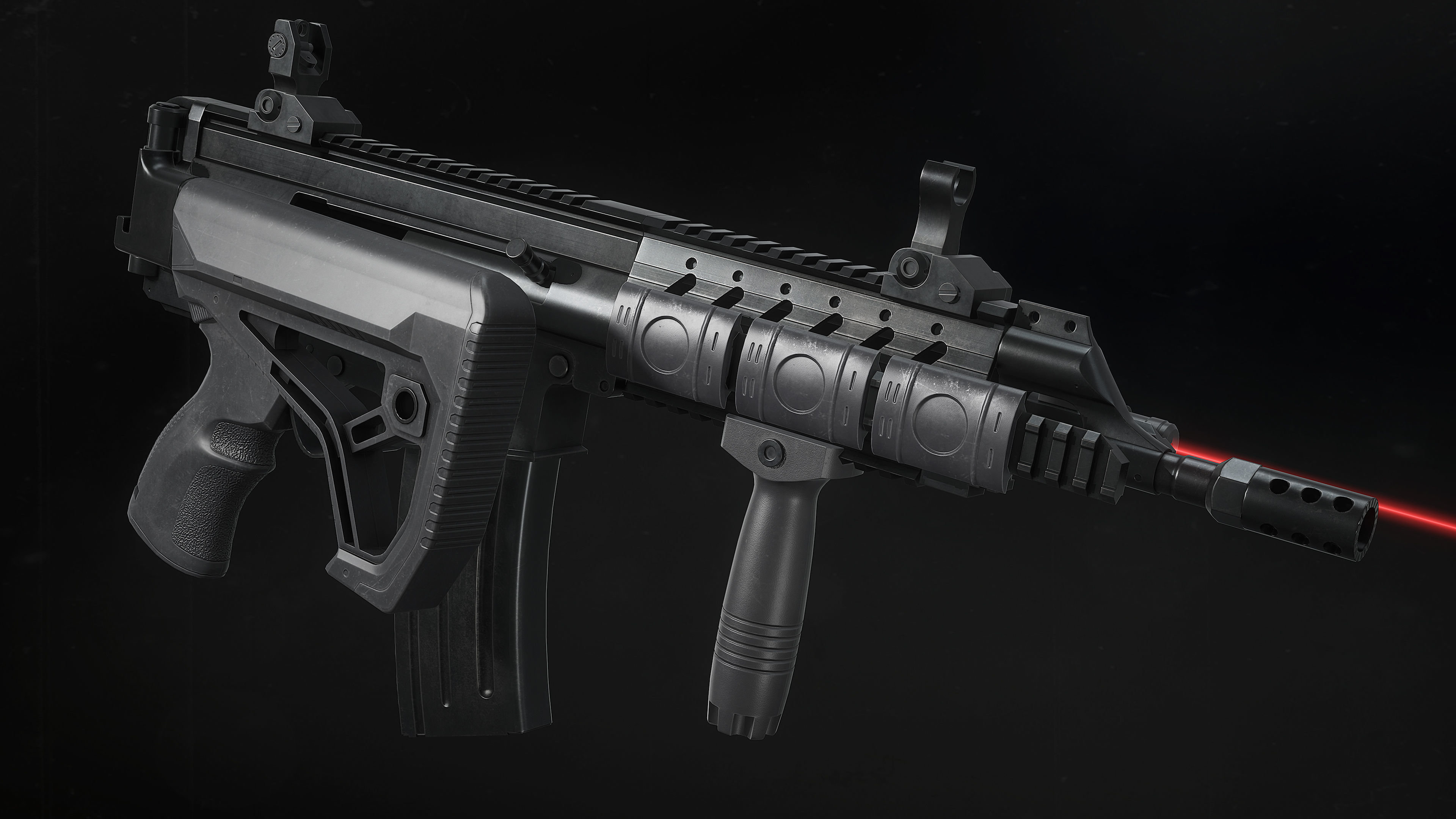 SS2V5 Assault Rifle free VR / AR / low-poly 3D model rigged | CGTrader