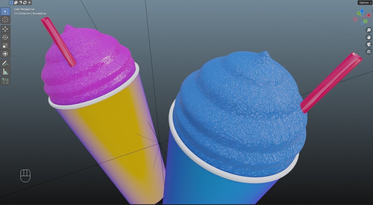 3D model Animated HD Slurpee Icon VR / AR / low-poly | CGTrader