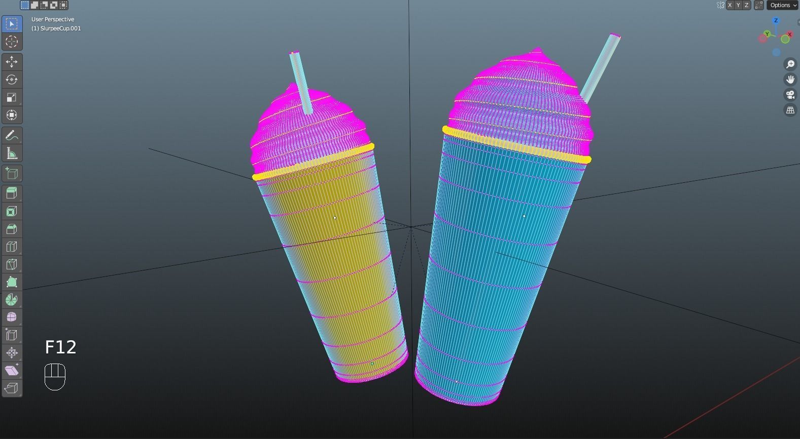 3D model Animated HD Slurpee Icon VR / AR / low-poly | CGTrader