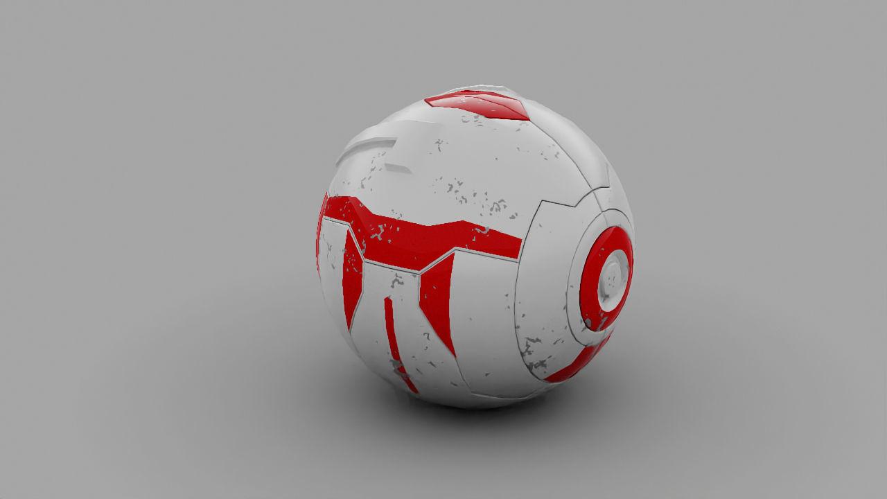 Ball robot rigged - animated character 3D model animated rigged | CGTrader