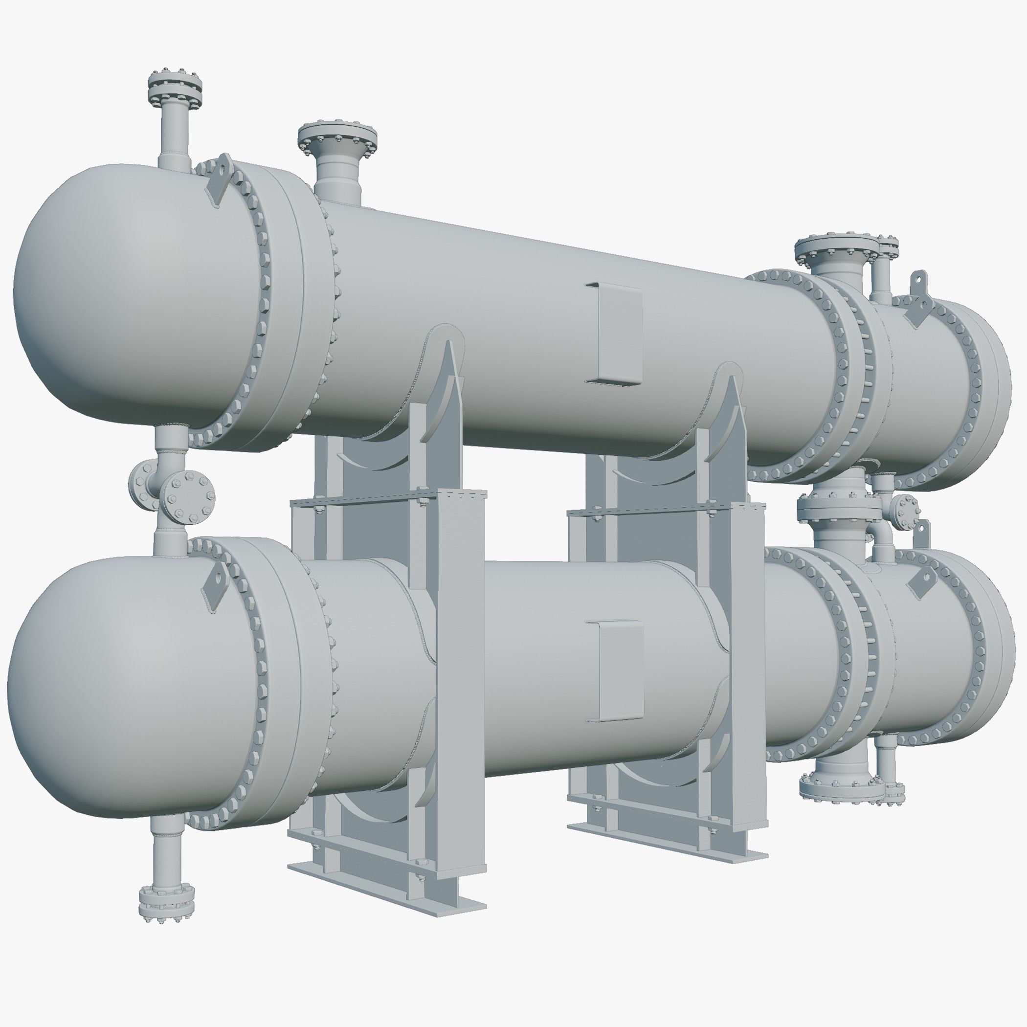 Heat Exchanger Highly Detailed 3D model | CGTrader