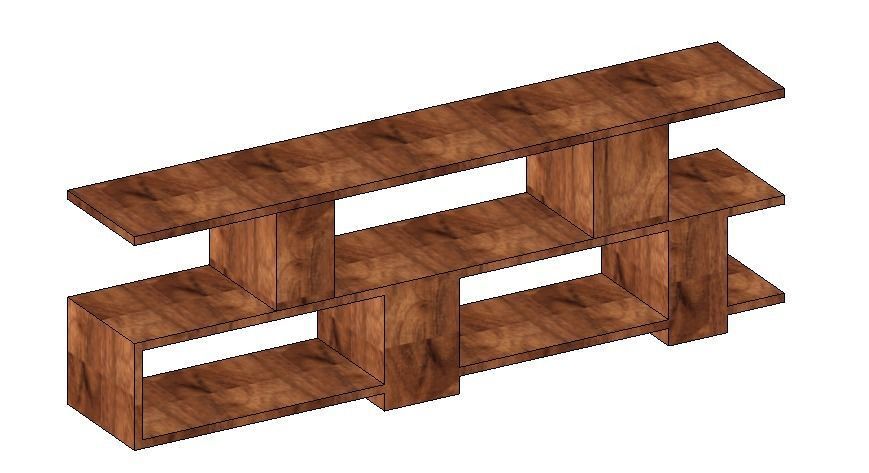 Console Table Revit Family 3D model | CGTrader
