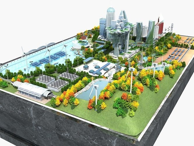 Sand Table of City 3D model | CGTrader