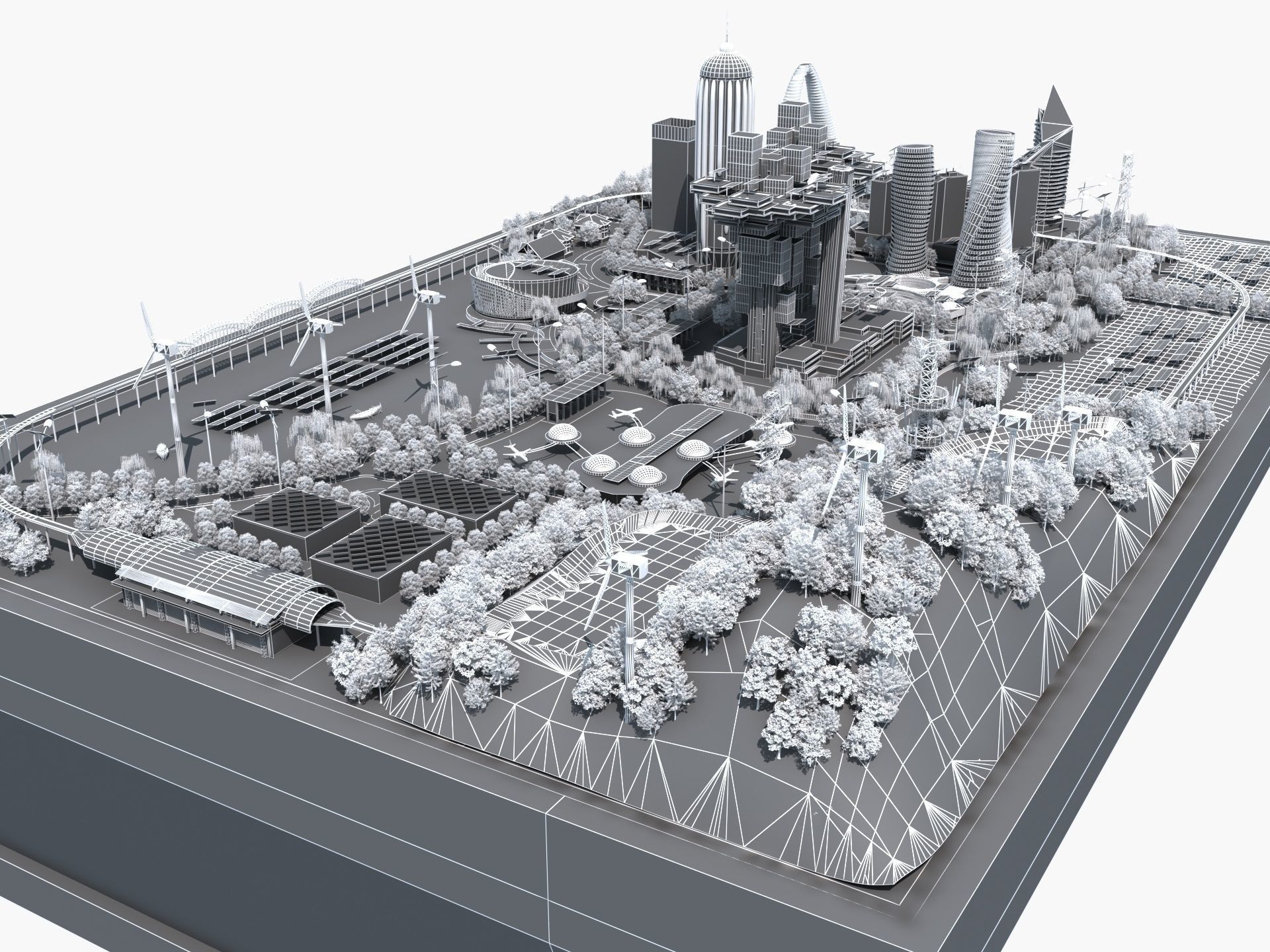 Sand Table of City 3D model | CGTrader