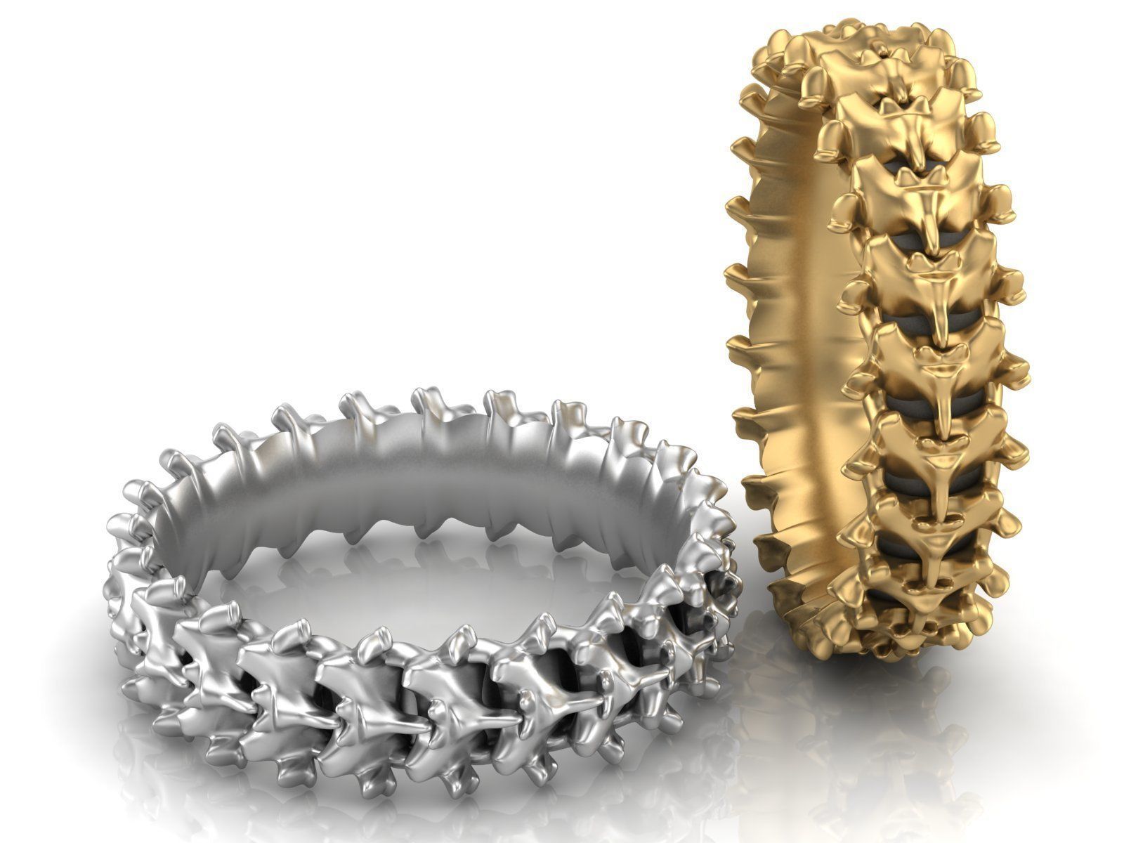 Spine Ring 6 mm Length 3D model 3D printable | CGTrader