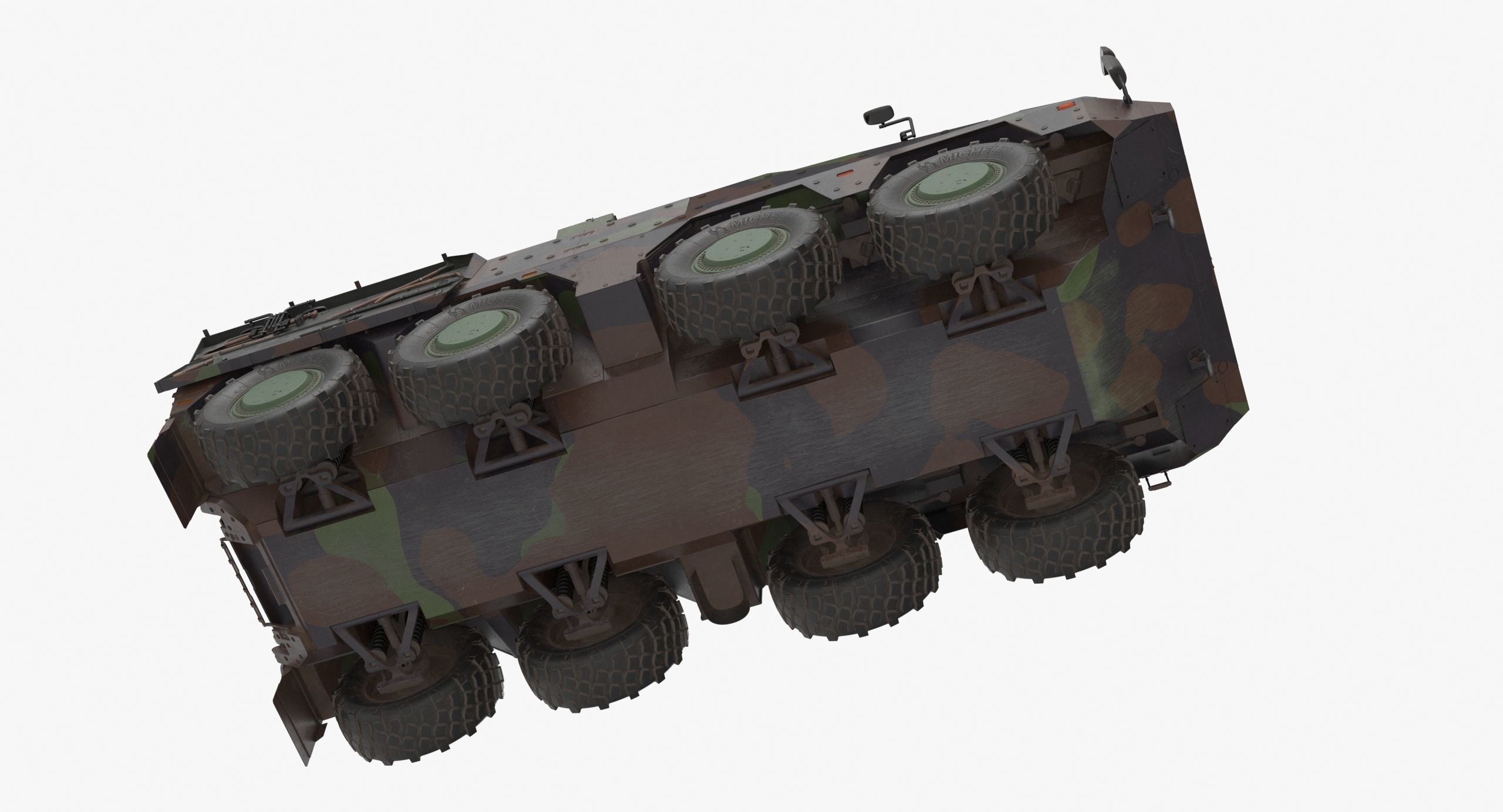 APC Boxer Brown Clean and Dirt 3D model | CGTrader