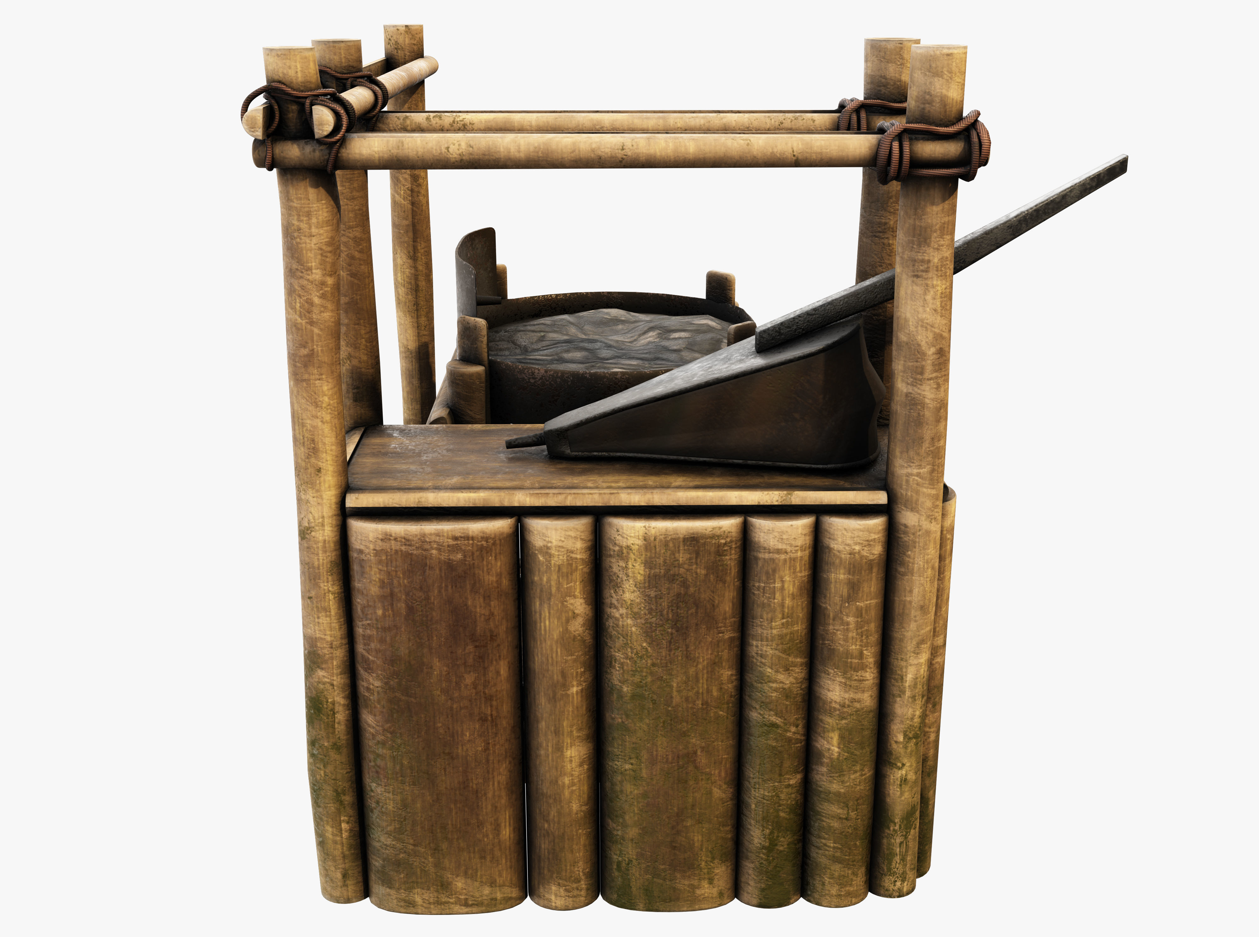 3D model Blacksmith Portable Forge VR / AR / low-poly | CGTrader