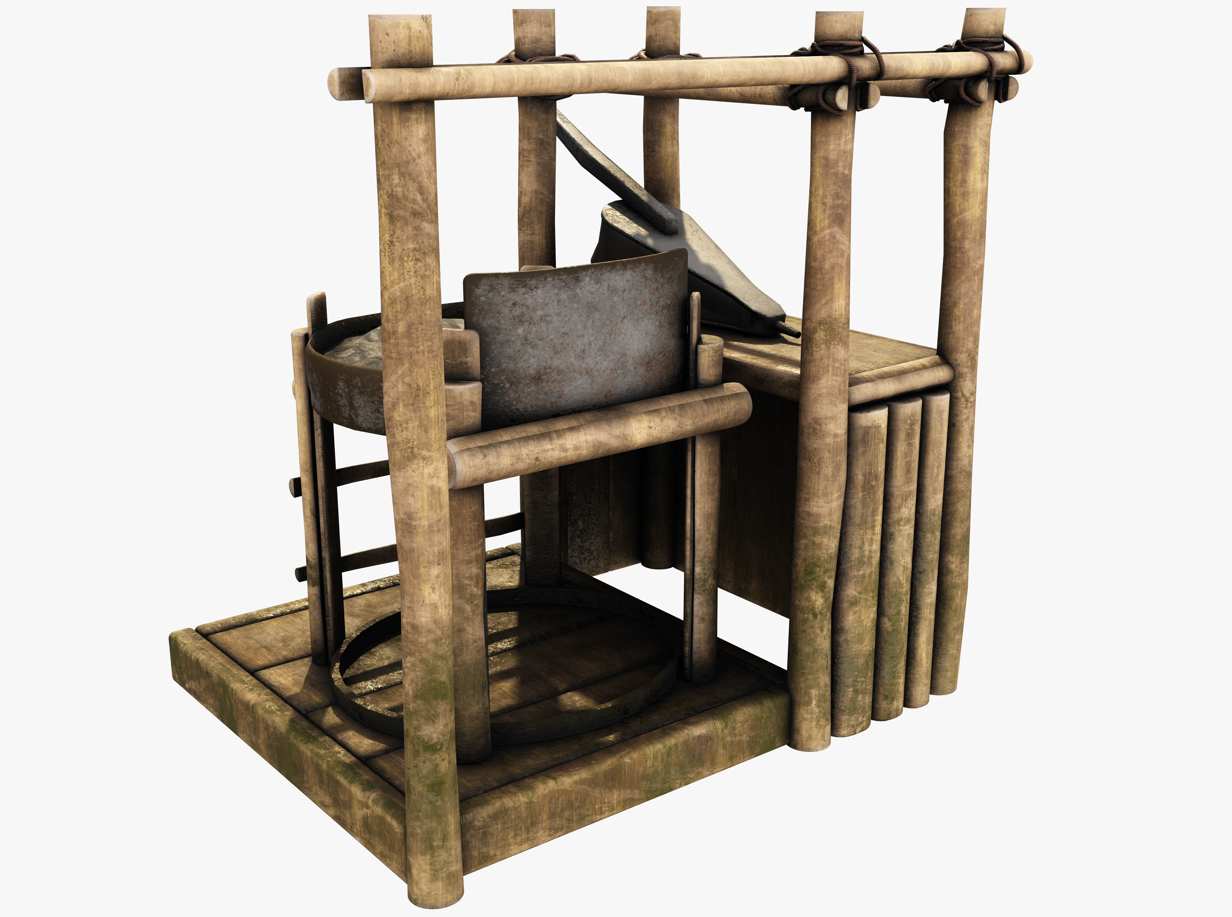3D model Blacksmith Portable Forge VR / AR / low-poly | CGTrader