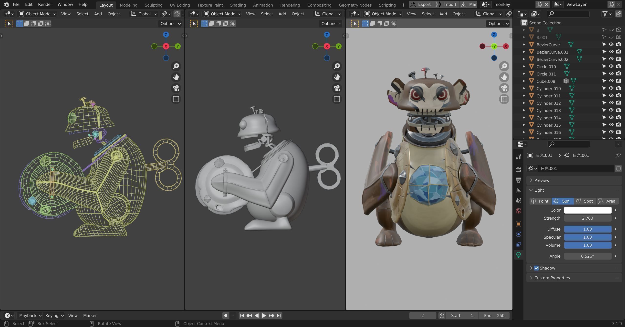 Jinx monkey bomb from arcane free 3D model | CGTrader