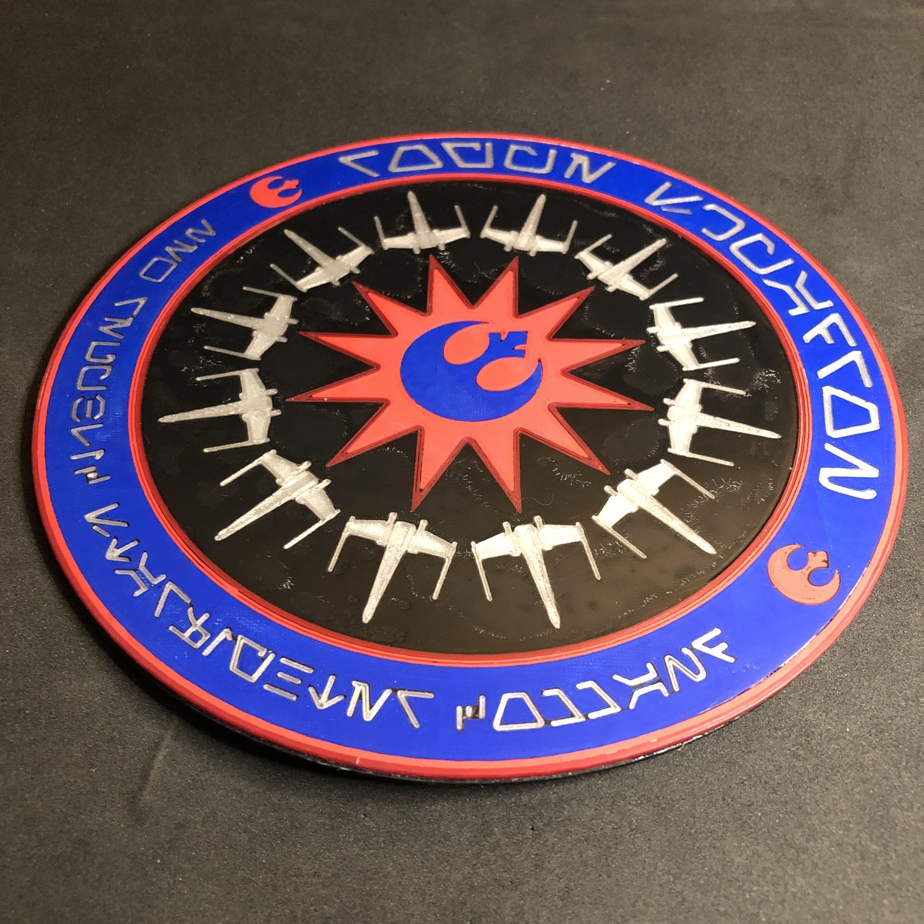 Rogue Squadron Emblem Wall Plaque 3D model 3D printable | CGTrader