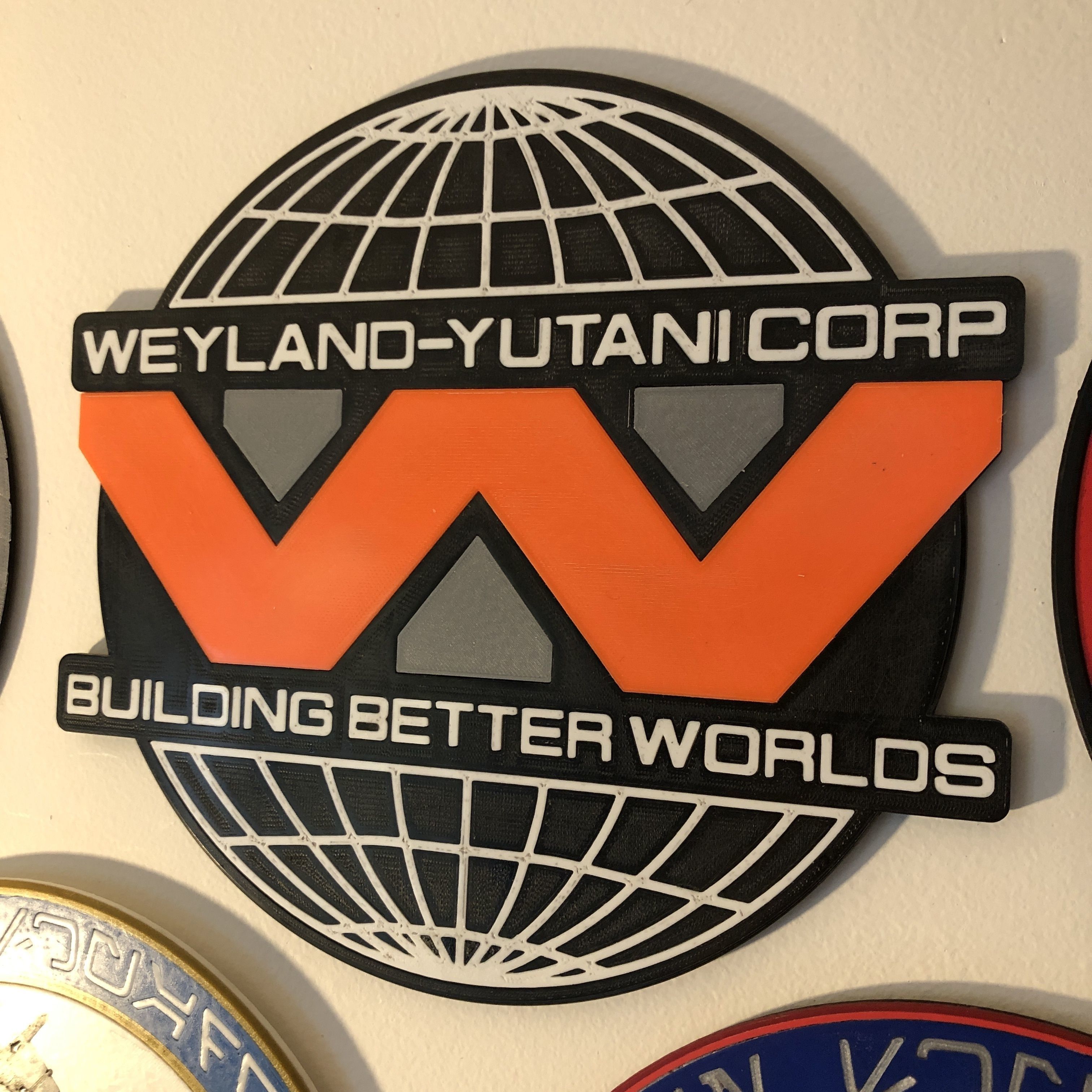 Weyland-Yutani Corporation Emblem Wall Plaque 3D model 3D printable ...