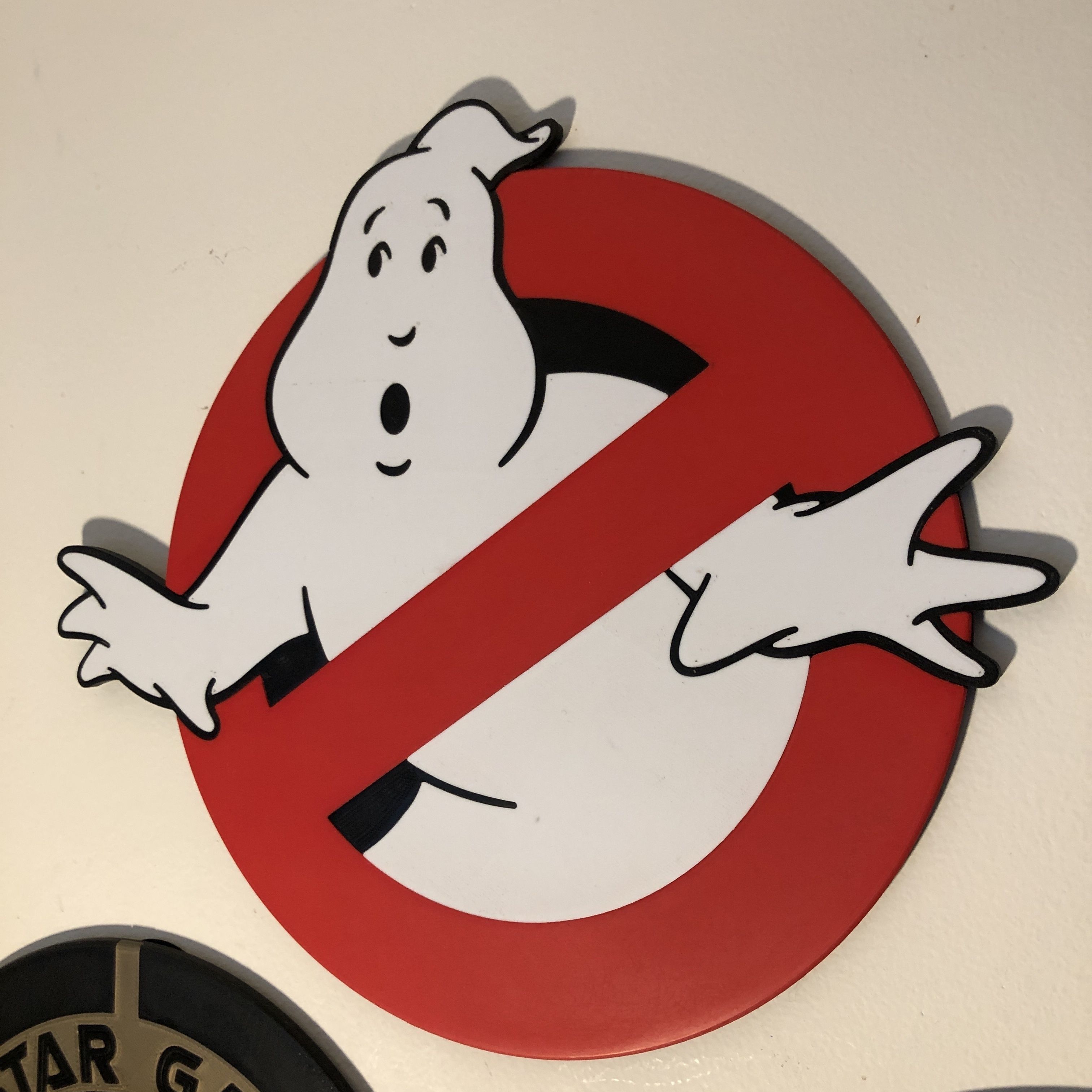 Ghostbusters Logo Wall Plaque 3d Model 3d Printable Cgtrader