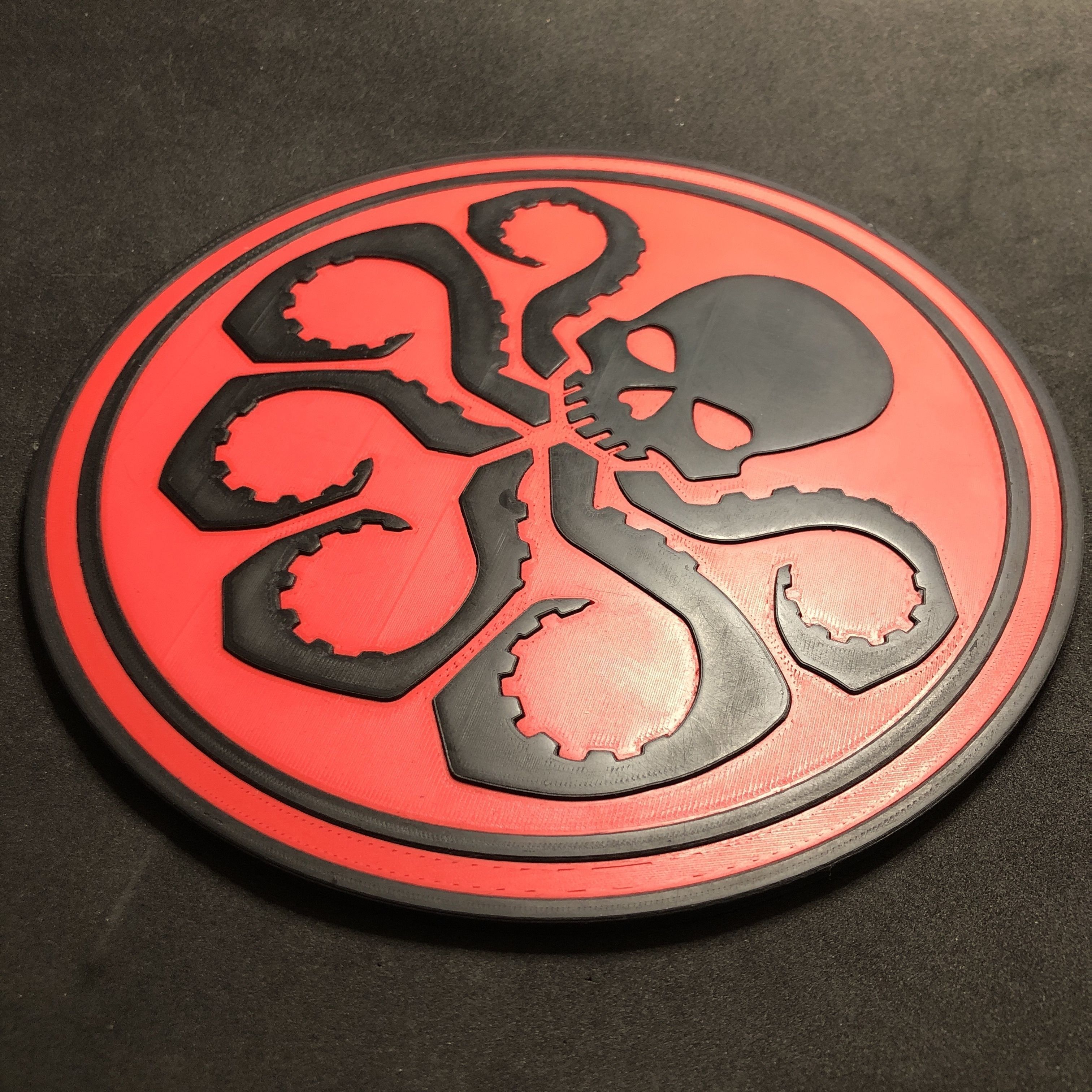 HYDRA Emblem Wall Plaque 3D model 3D printable | CGTrader