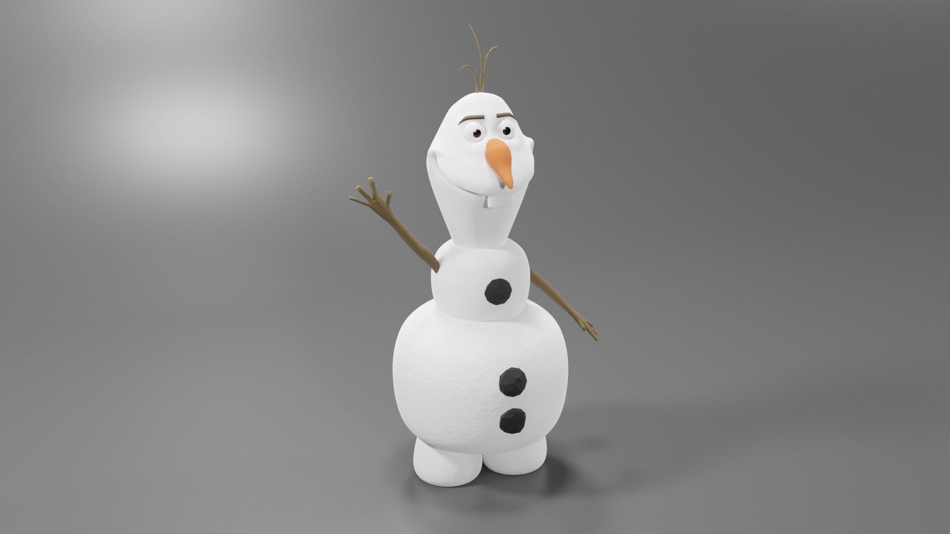 Olaf 3D Model free VR / AR / low-poly 3D model | CGTrader