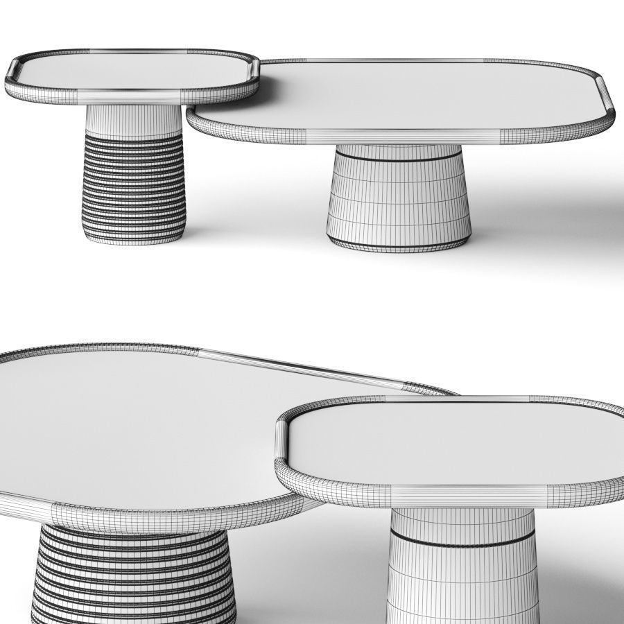 Mambo Unlimited Ideas Poppy Coffee Tables 3D model | CGTrader