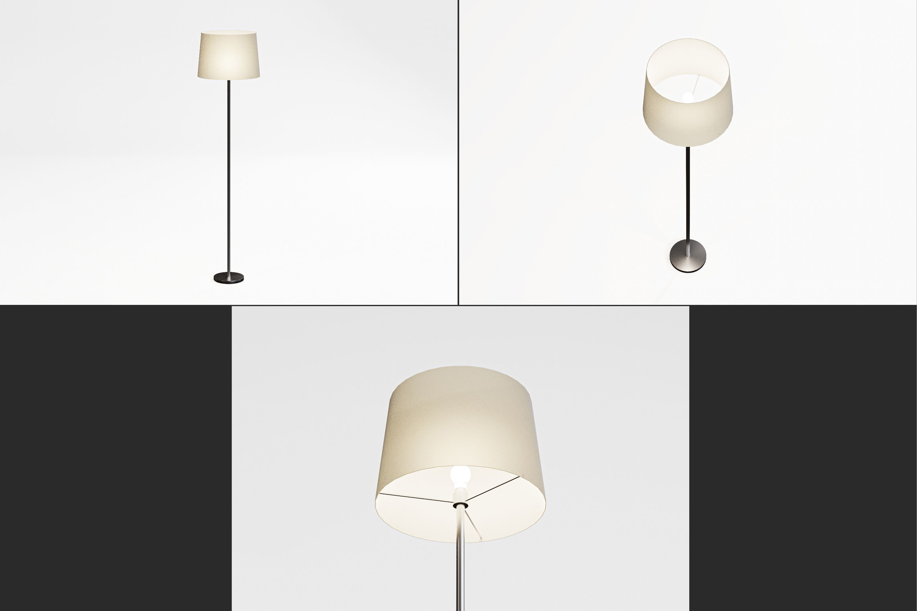 Free Standing lamp free VR / AR / low-poly 3D model | CGTrader