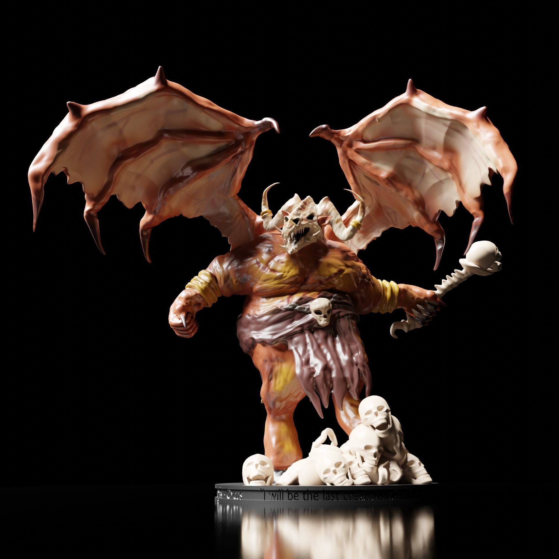 Orcus Miniature 3D model 3D printable | CGTrader