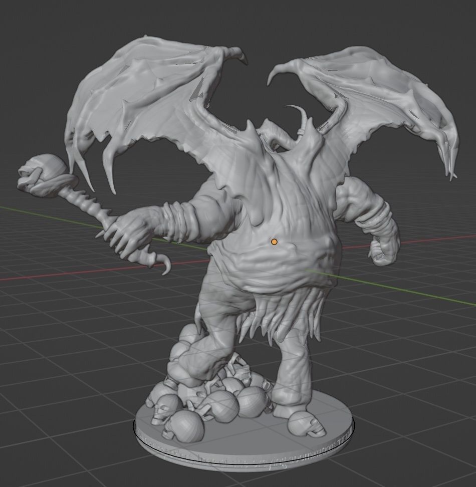 Orcus Miniature 3D model 3D printable | CGTrader