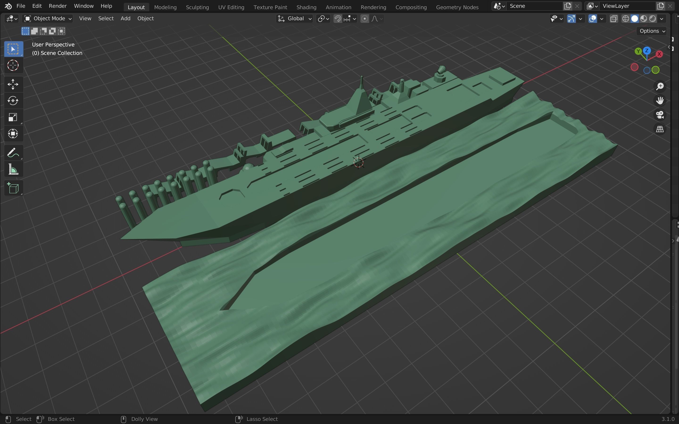 Navy Cruiser Moskva Slava 3D model 3D printable | CGTrader