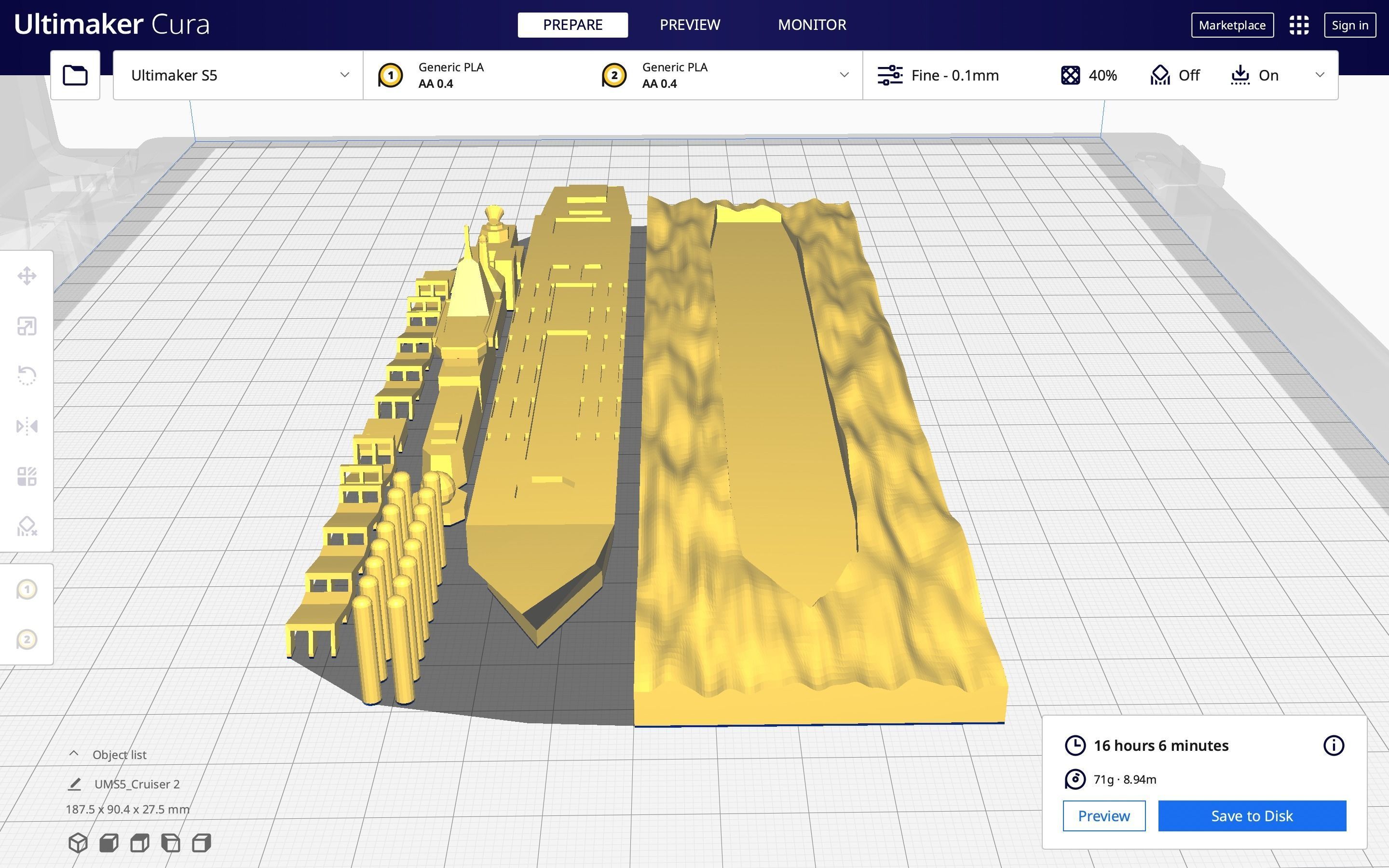 Navy Cruiser Moskva Slava 3D model 3D printable | CGTrader
