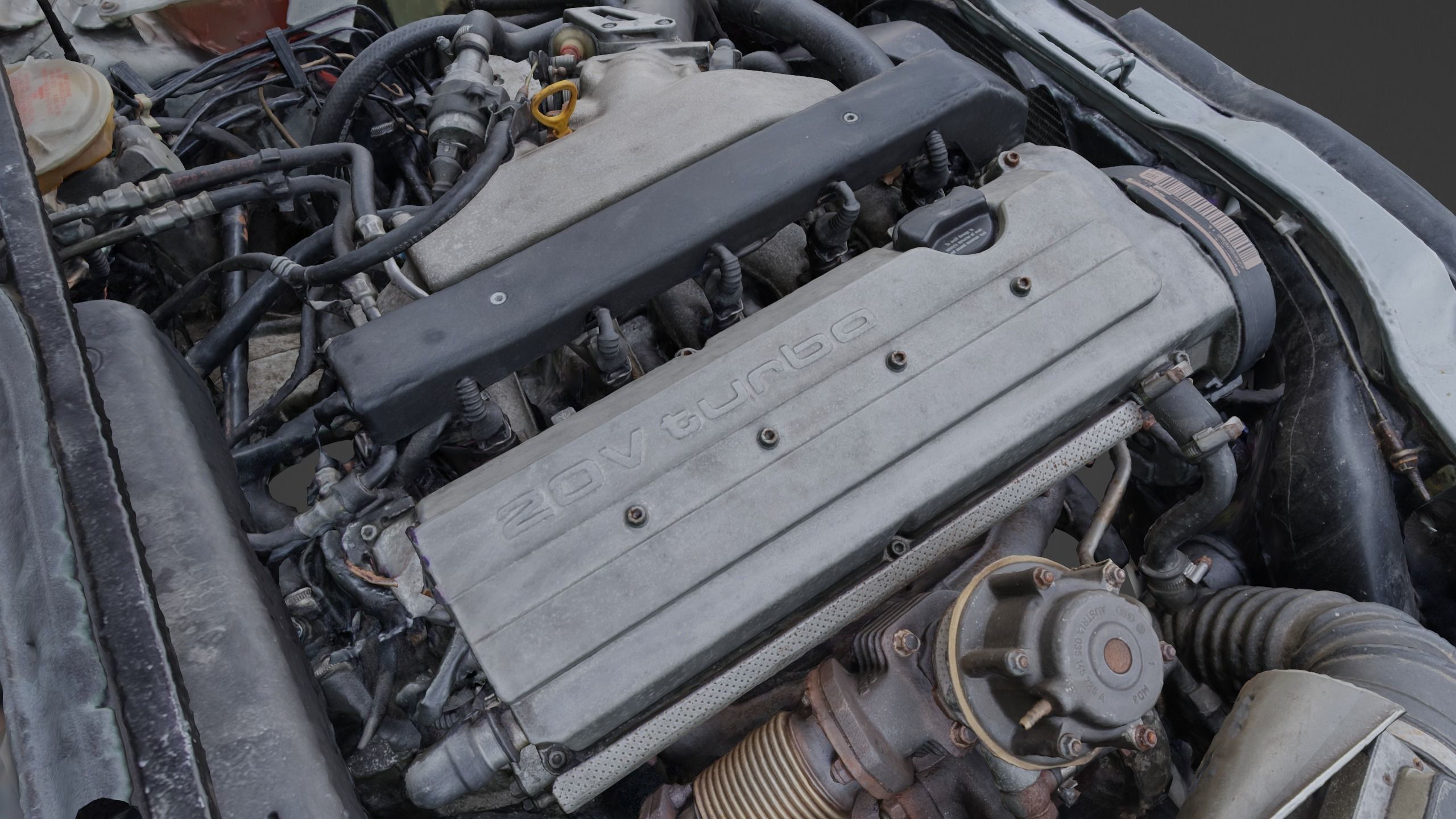 Audi 20V Turbo Engine - scan 3D model | CGTrader
