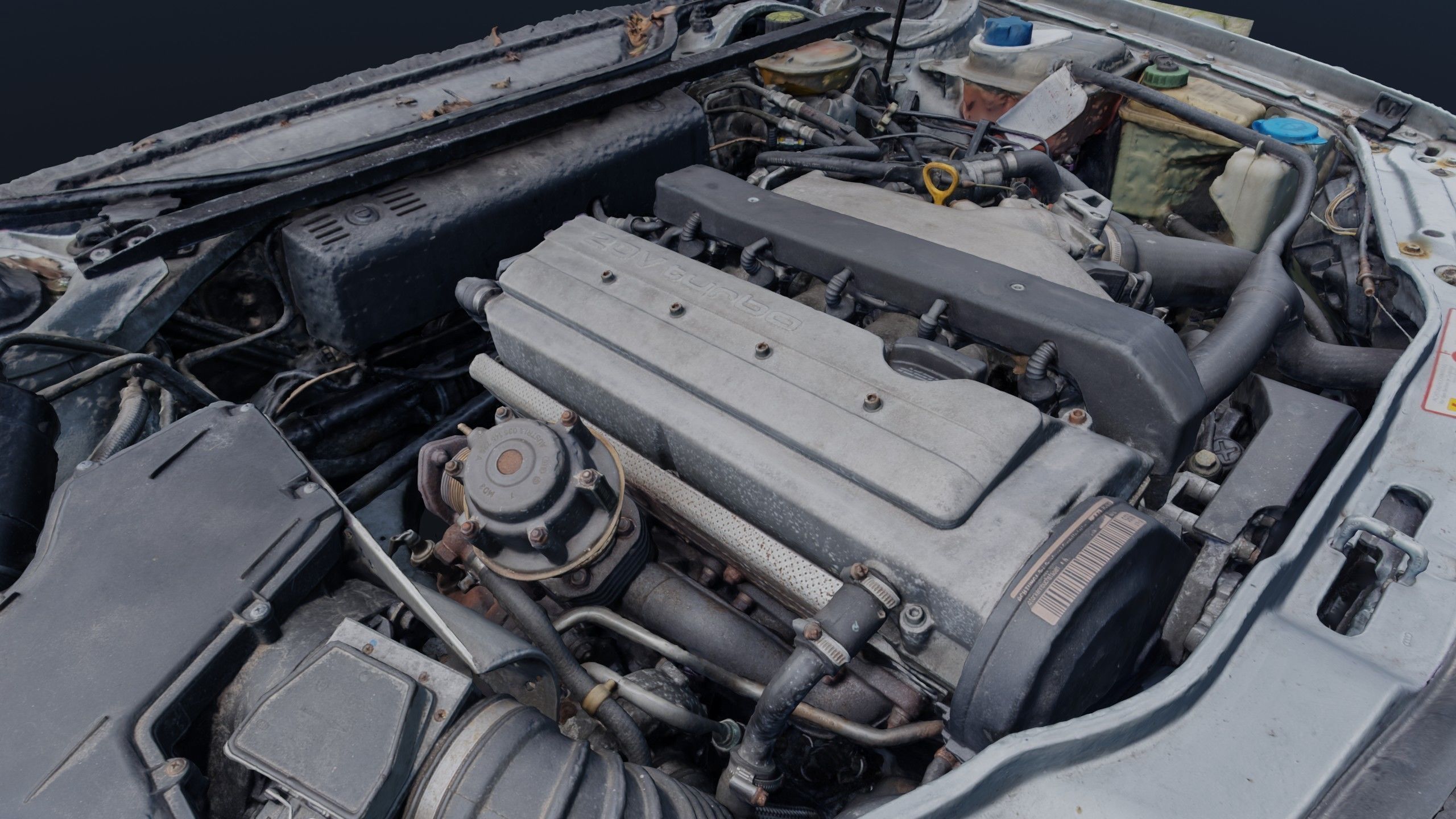 Audi 20V Turbo Engine - scan 3D model | CGTrader