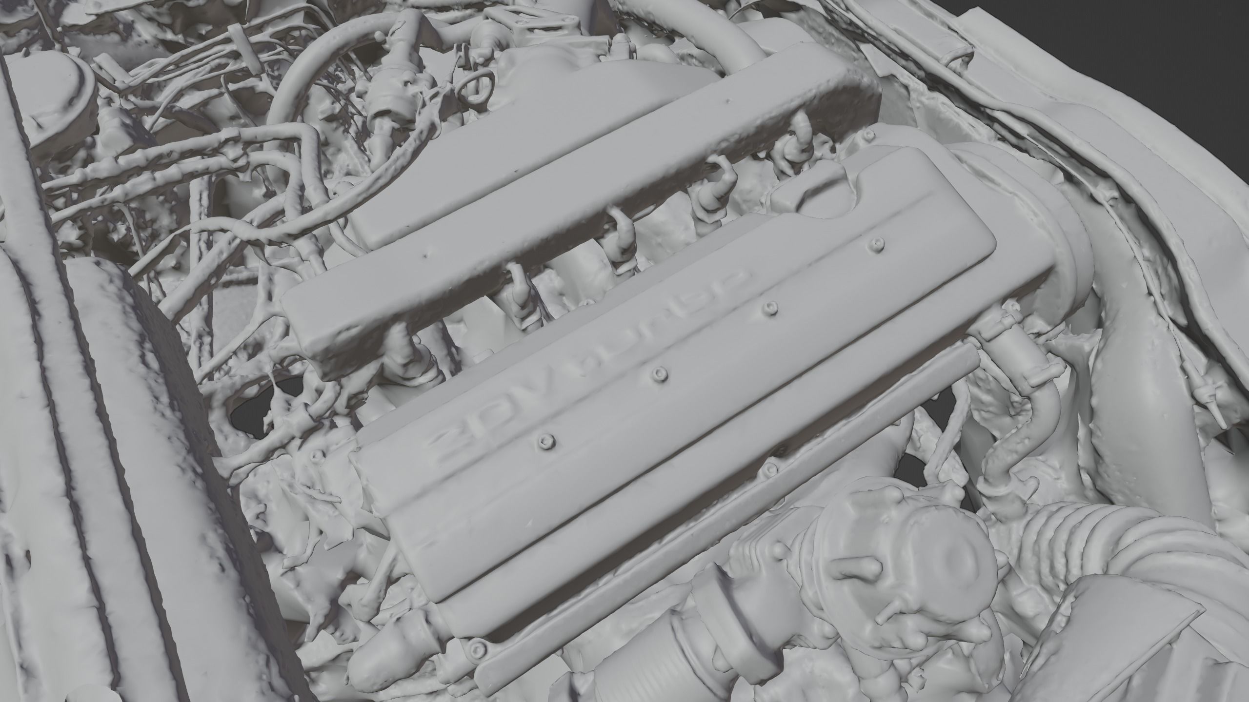Audi 20V Turbo Engine - scan 3D model | CGTrader