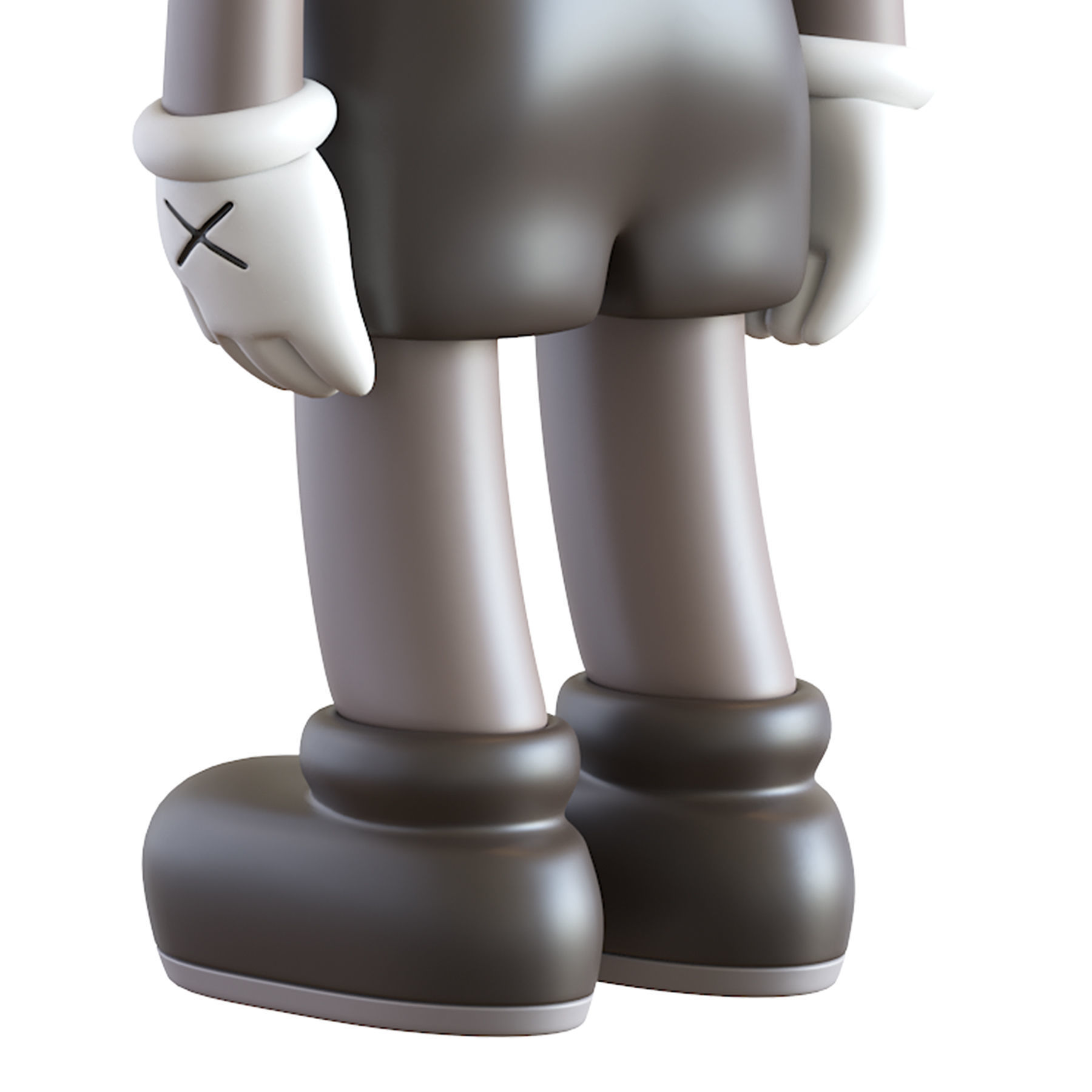 Kaws Four Foot Companion Brown 3D model | CGTrader