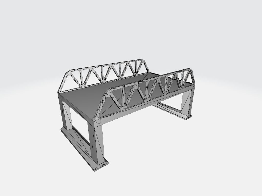 3D model Small Bridges Modular Set for 3d Art VR / AR / low-poly | CGTrader
